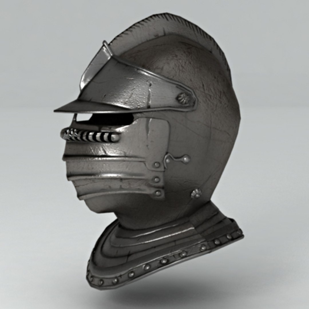 3d Model Helmet Knight Helm