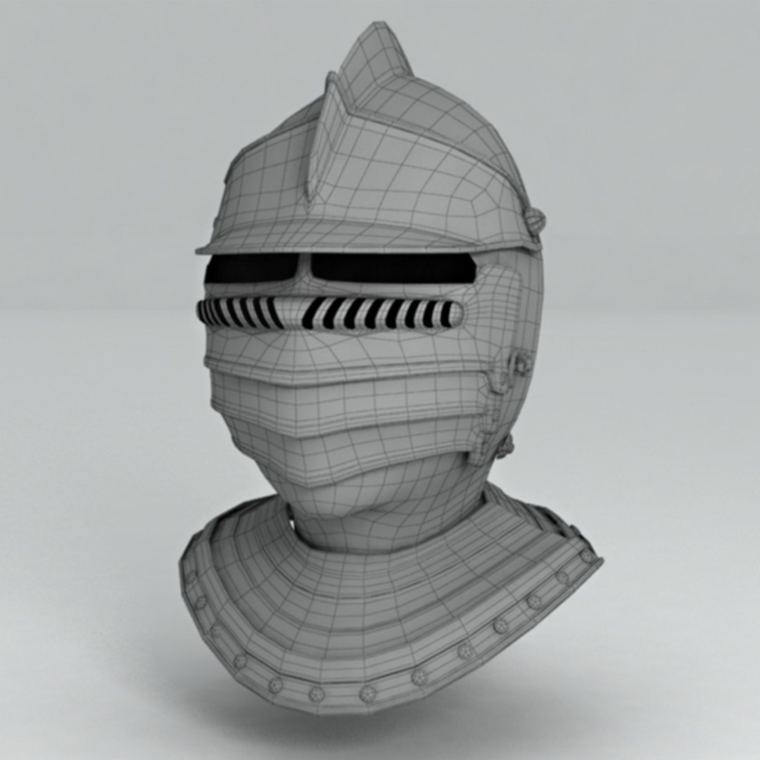 3d Model Helmet Knight Helm
