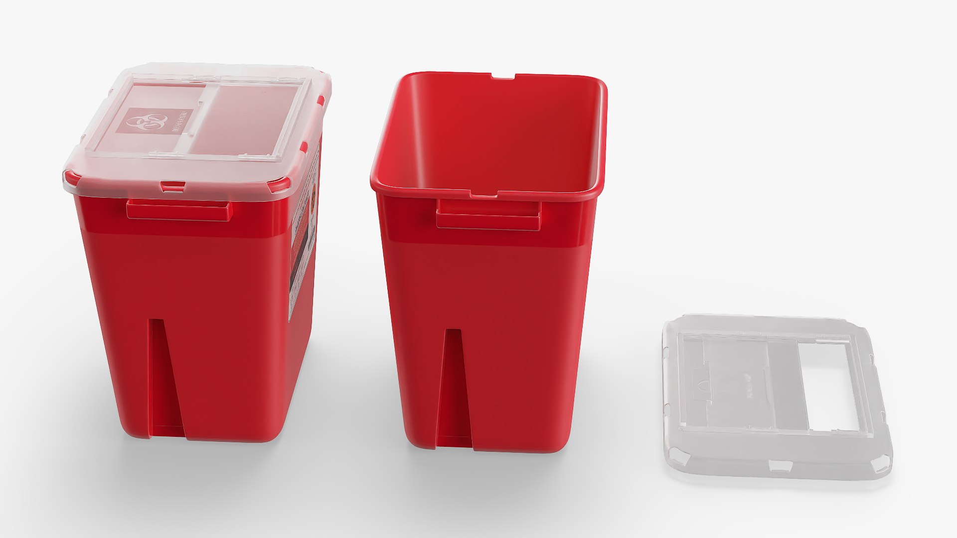 Medical Waste Disposal Container 3D - TurboSquid 2320899