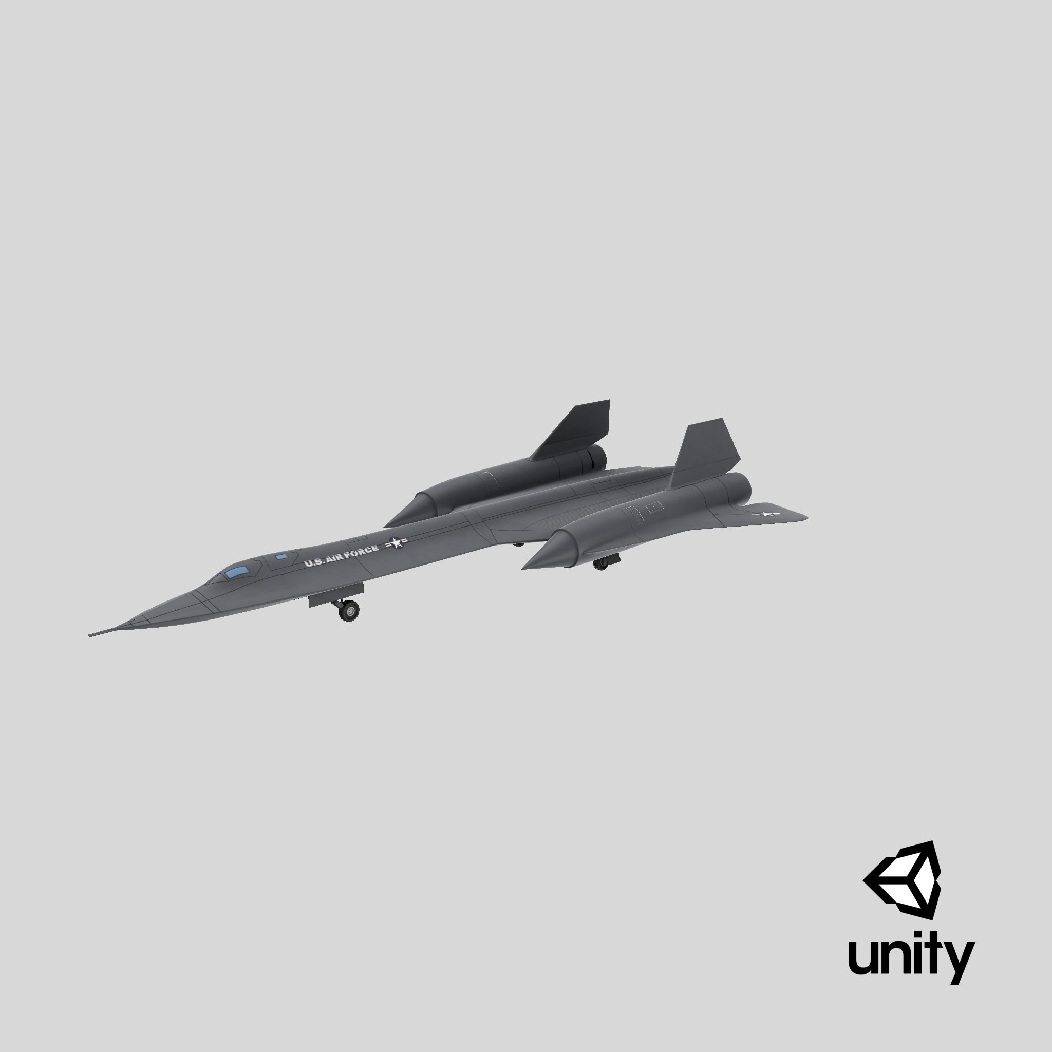 Lockheed SR-71 Blackbird model - TurboSquid 1738242