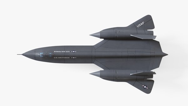 Lockheed SR-71 Blackbird model - TurboSquid 1738242
