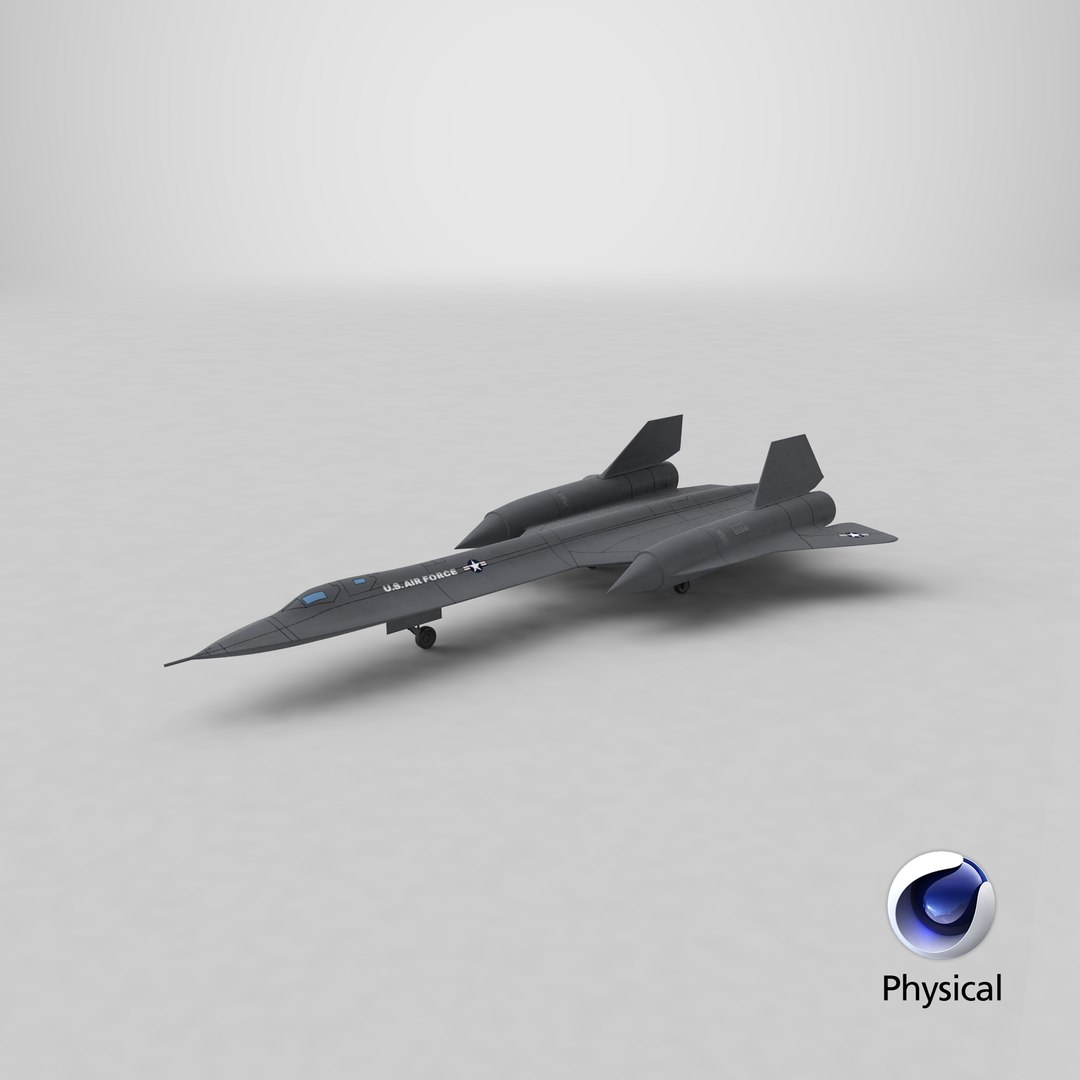 Lockheed SR-71 Blackbird Model - TurboSquid 1738242