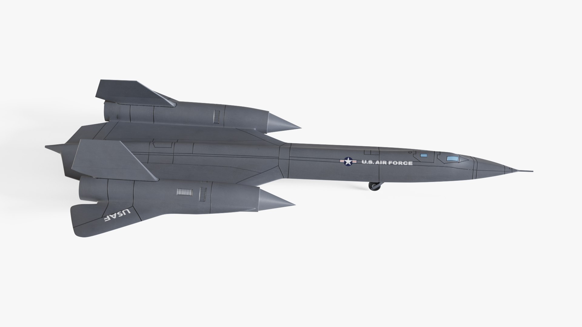 Lockheed SR-71 Blackbird Model - TurboSquid 1738242