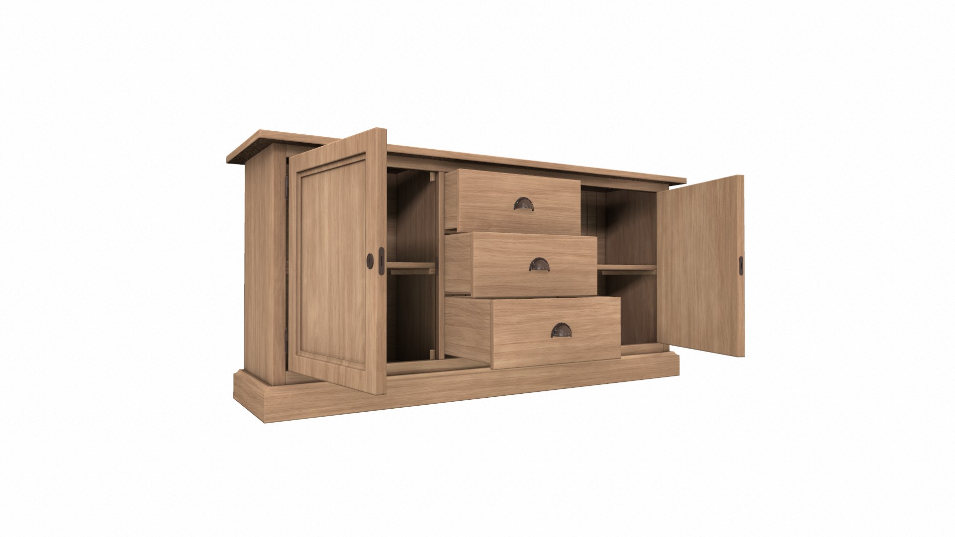 3D Slideboard 1 Model - TurboSquid 2079290