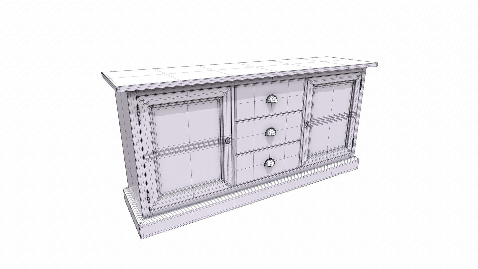 3D Slideboard 1 Model - TurboSquid 2079290