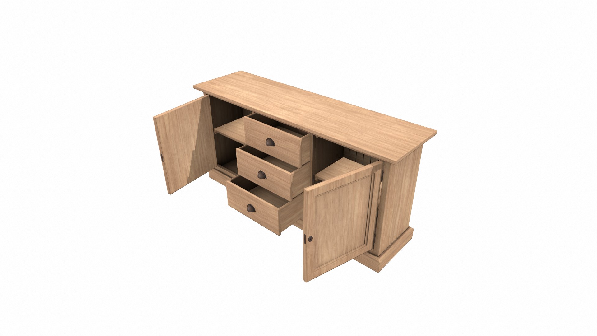3D Slideboard 1 Model - TurboSquid 2079290