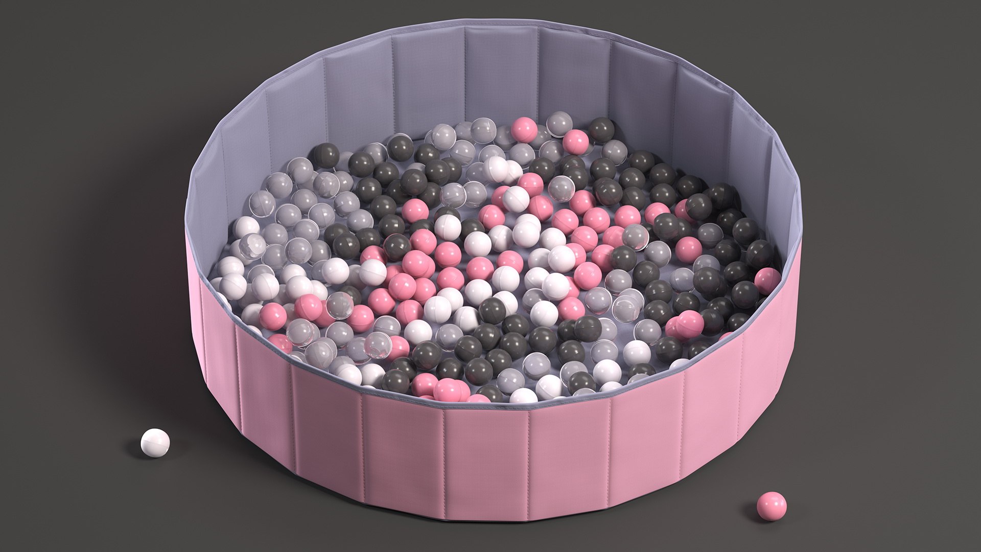 3D Dry Pool For Kids Size L Model - TurboSquid 1985295