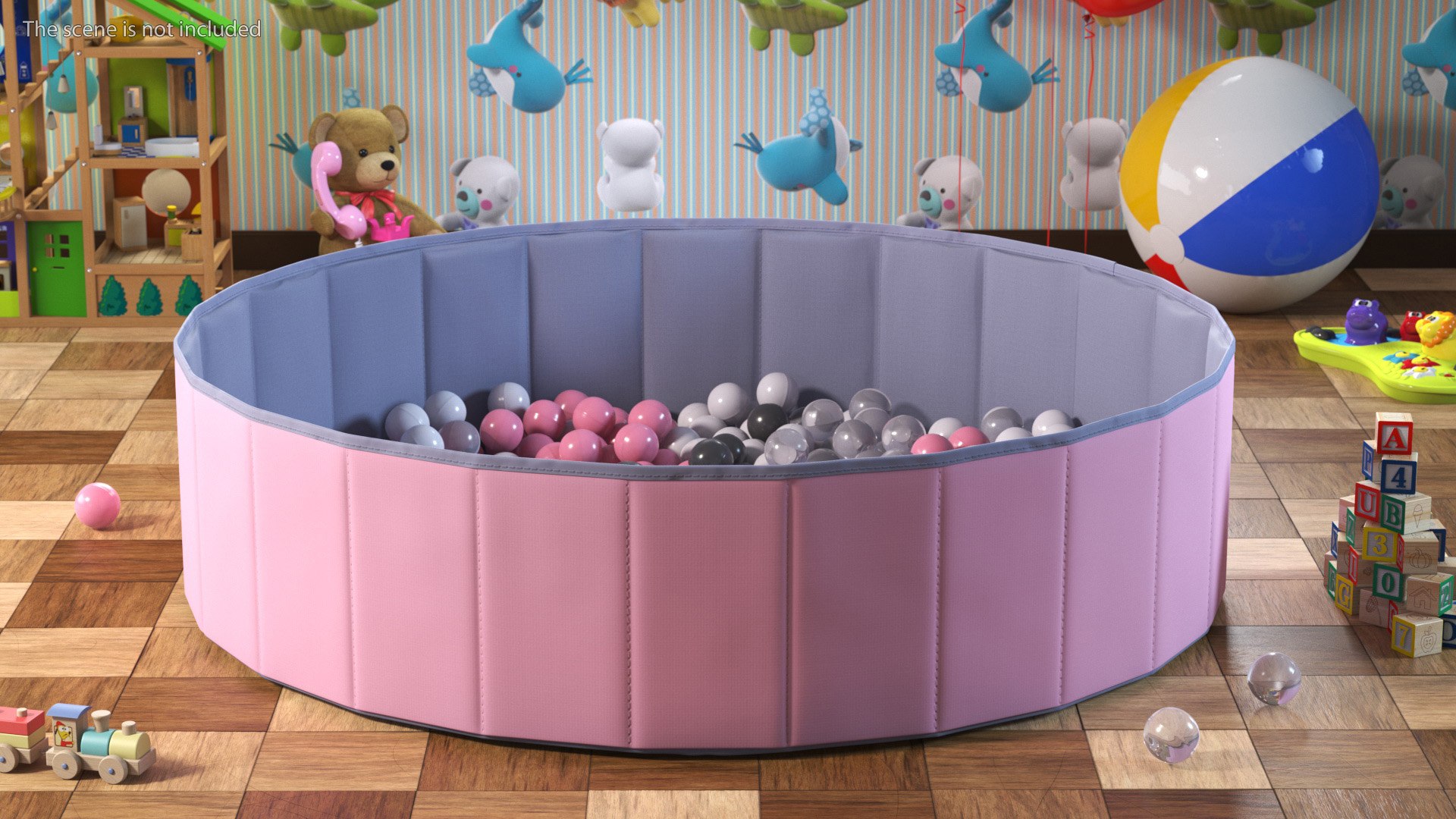 3D Dry Pool For Kids Size L Model - TurboSquid 1985295