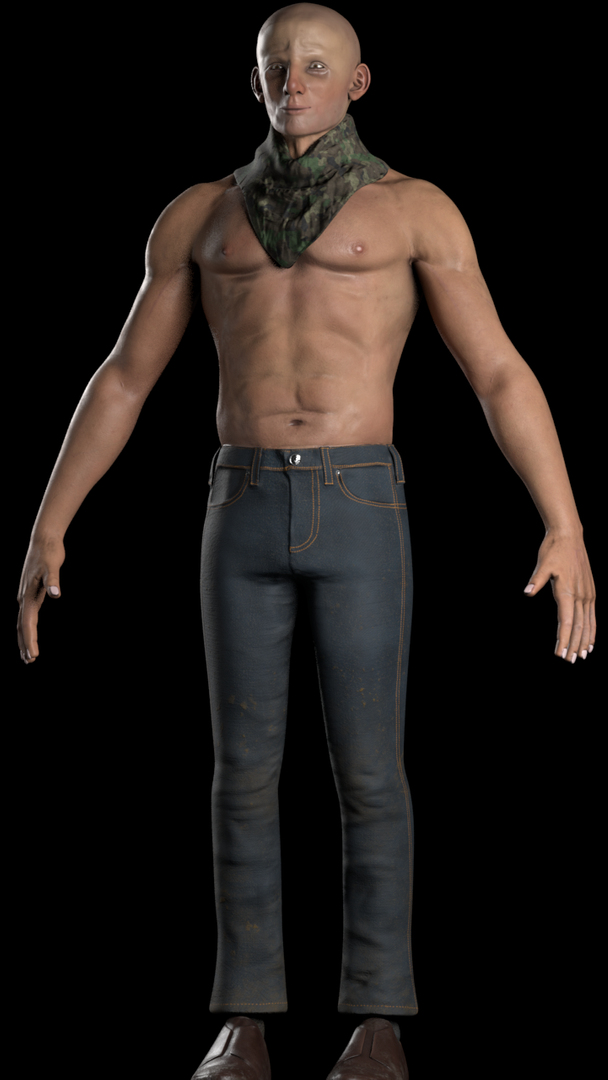 Real Time Character - Ready For Games 3D - TurboSquid 1732402