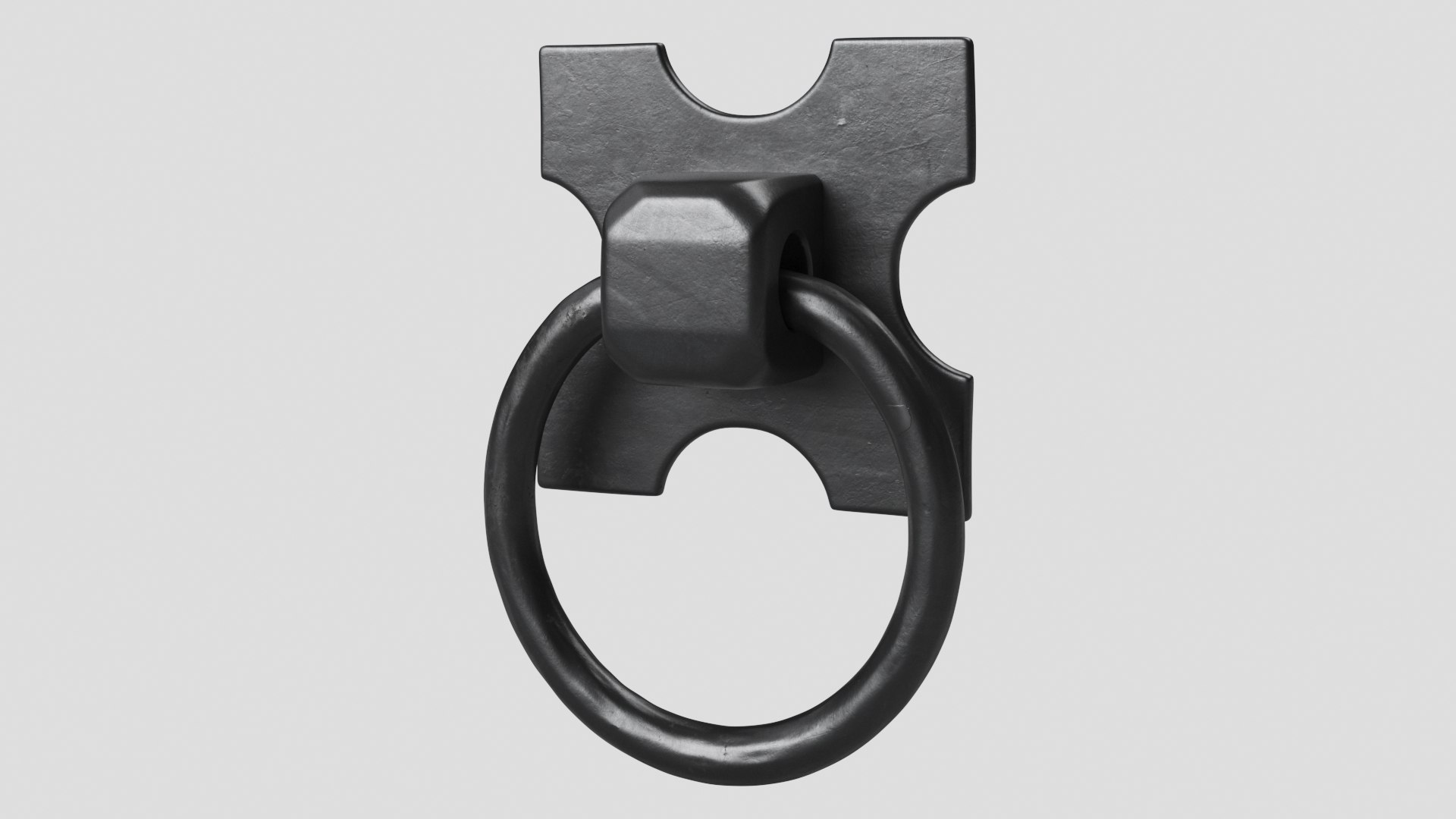 Steel Ring Handle 3D - TurboSquid 1847942