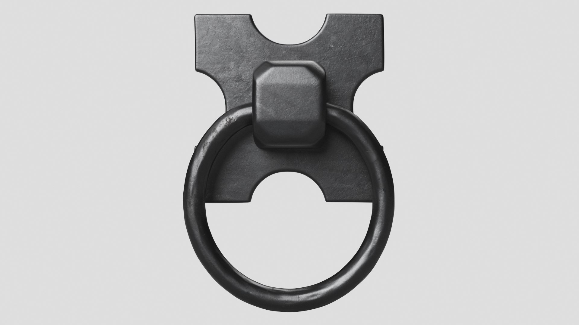 Steel Ring Handle 3D - TurboSquid 1847942