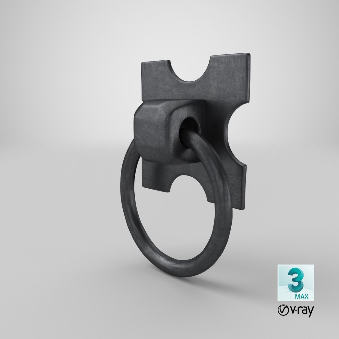 Steel Ring Handle 3D - TurboSquid 1847942