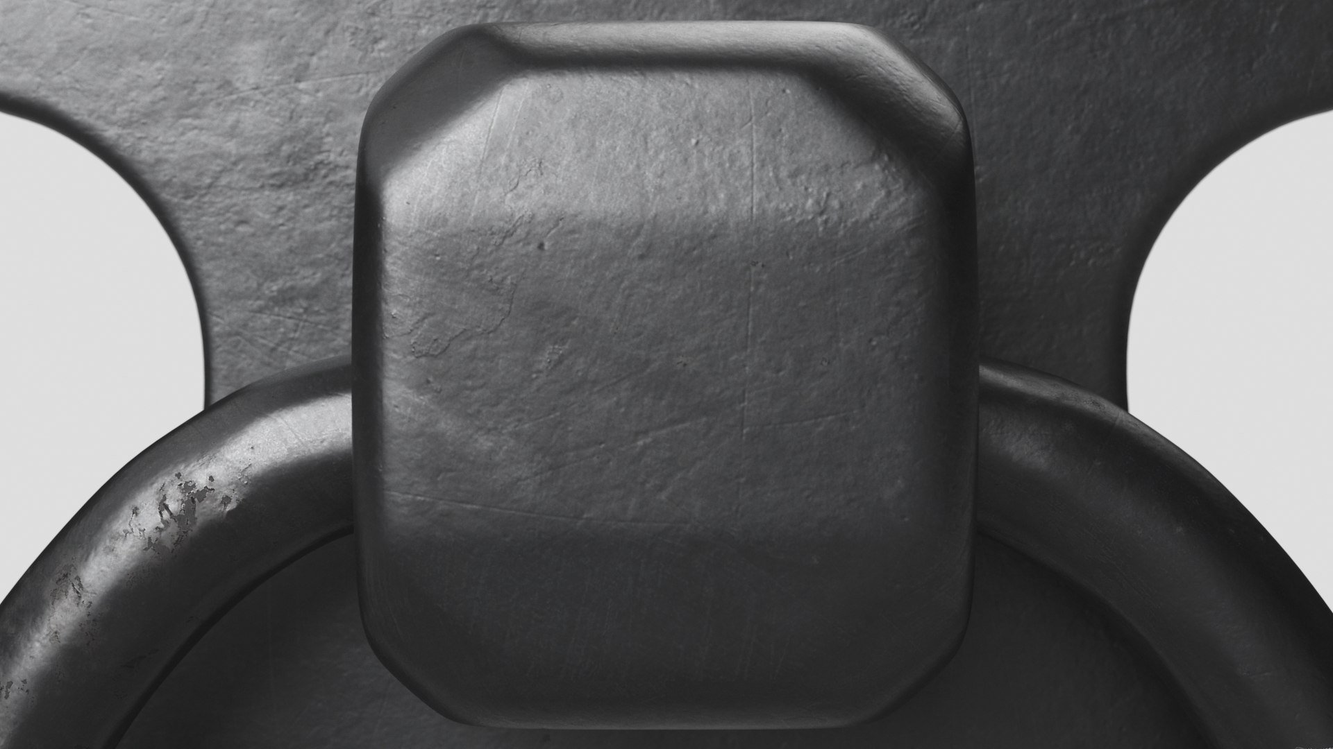 Steel Ring Handle 3D - TurboSquid 1847942