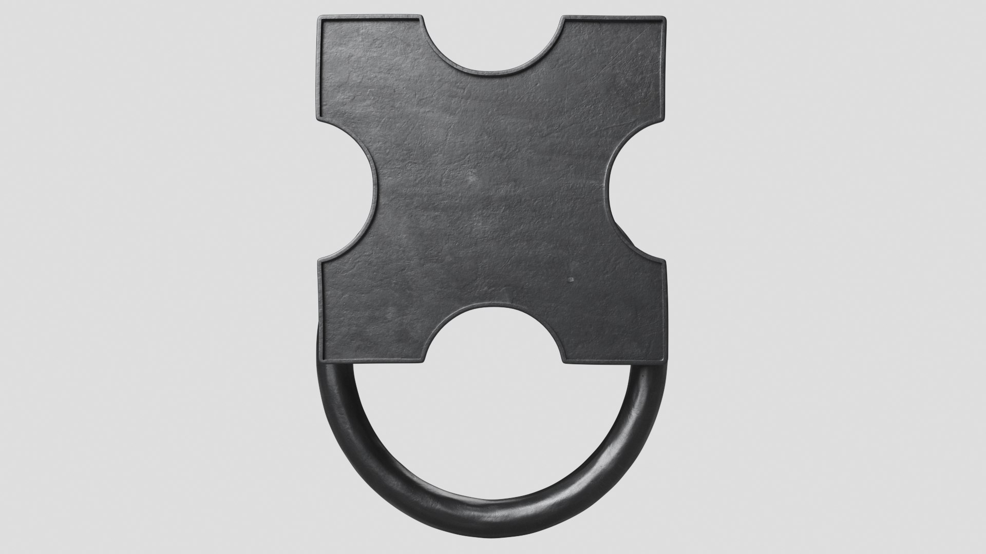 Steel Ring Handle 3D - TurboSquid 1847942