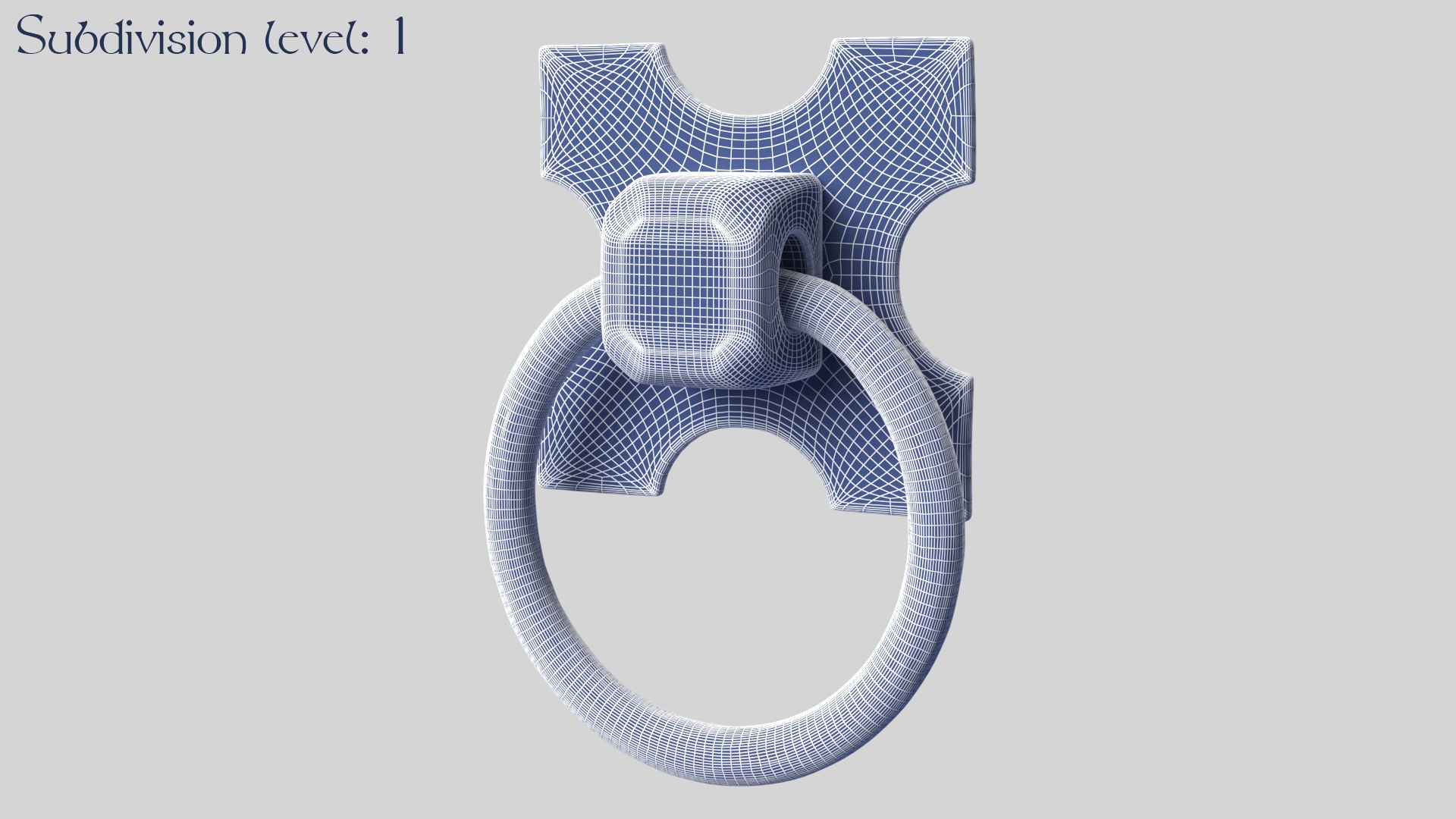 Steel Ring Handle 3D - TurboSquid 1847942