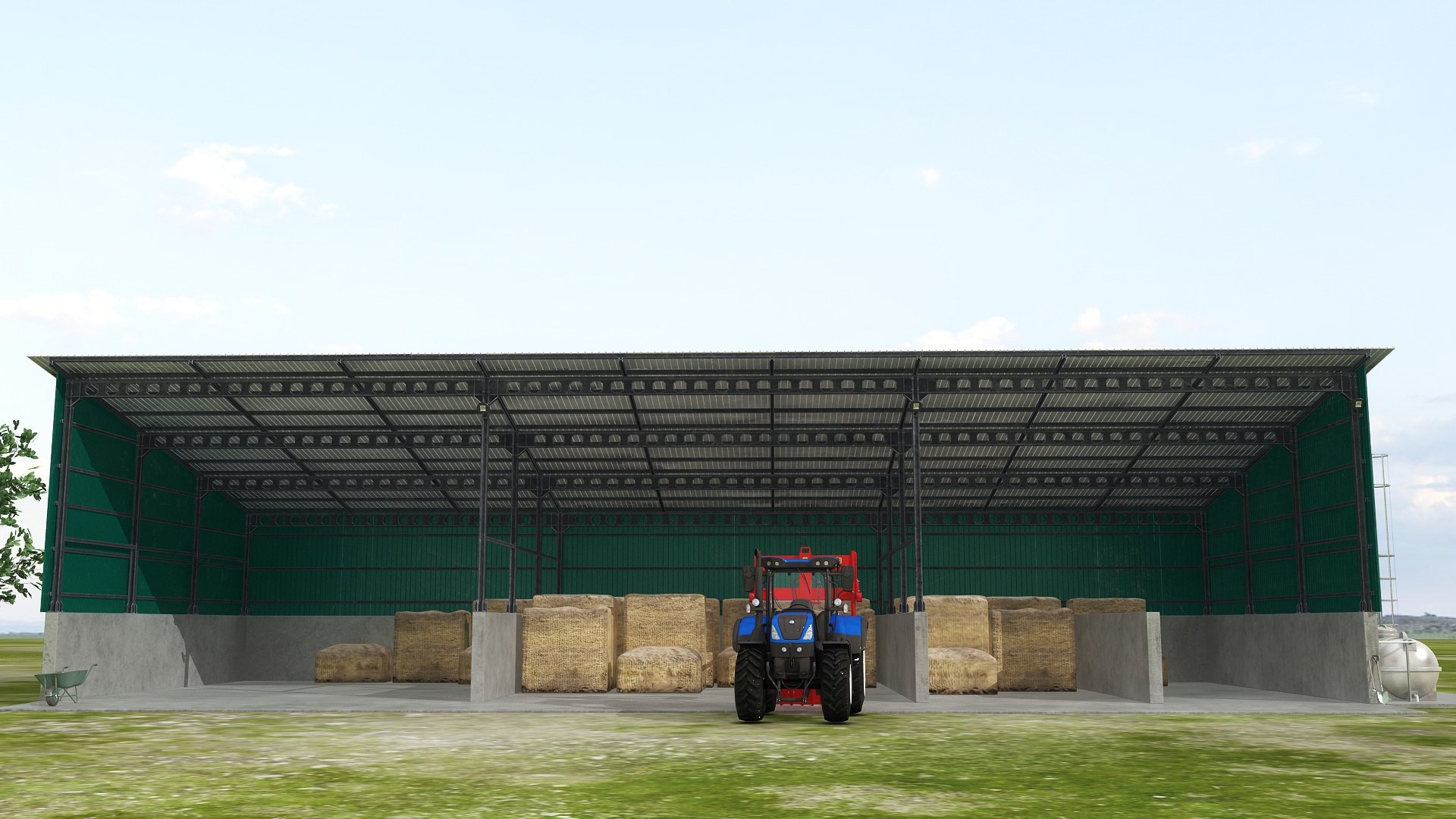 Hay Storage Barn Collection 3D Model - TurboSquid 2346027
