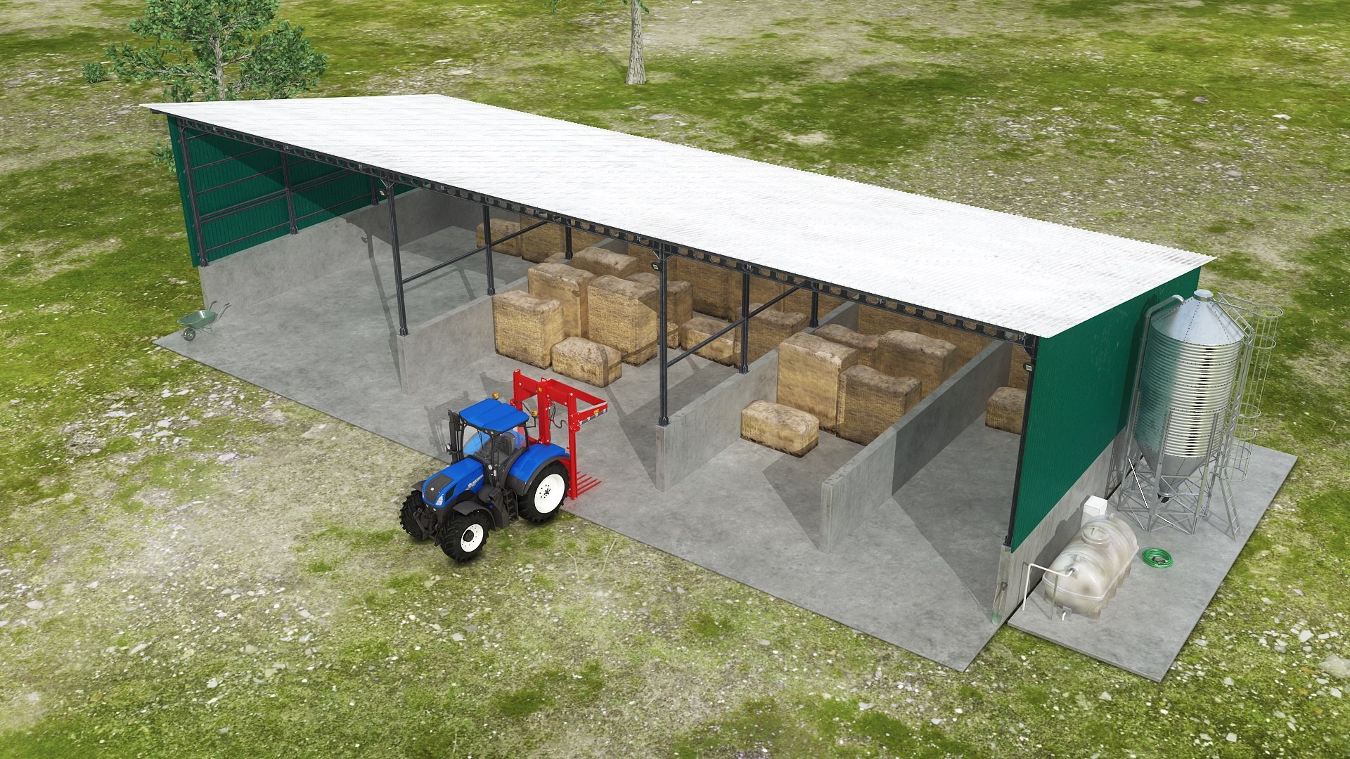 Hay Storage Barn Collection 3D Model - TurboSquid 2346027