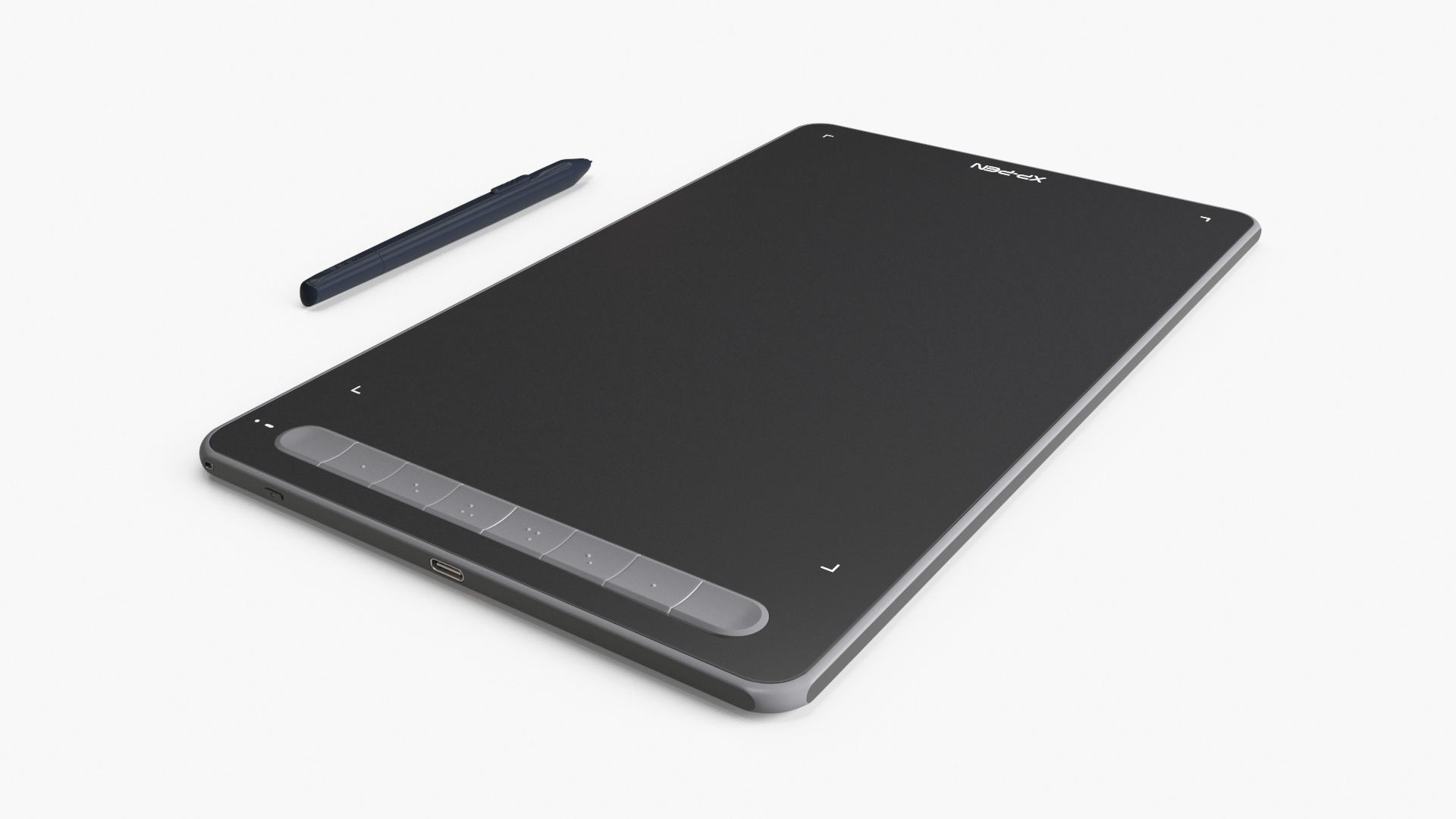 XPPen Deco Graphic Drawing Tablet Black Model - TurboSquid 2170556