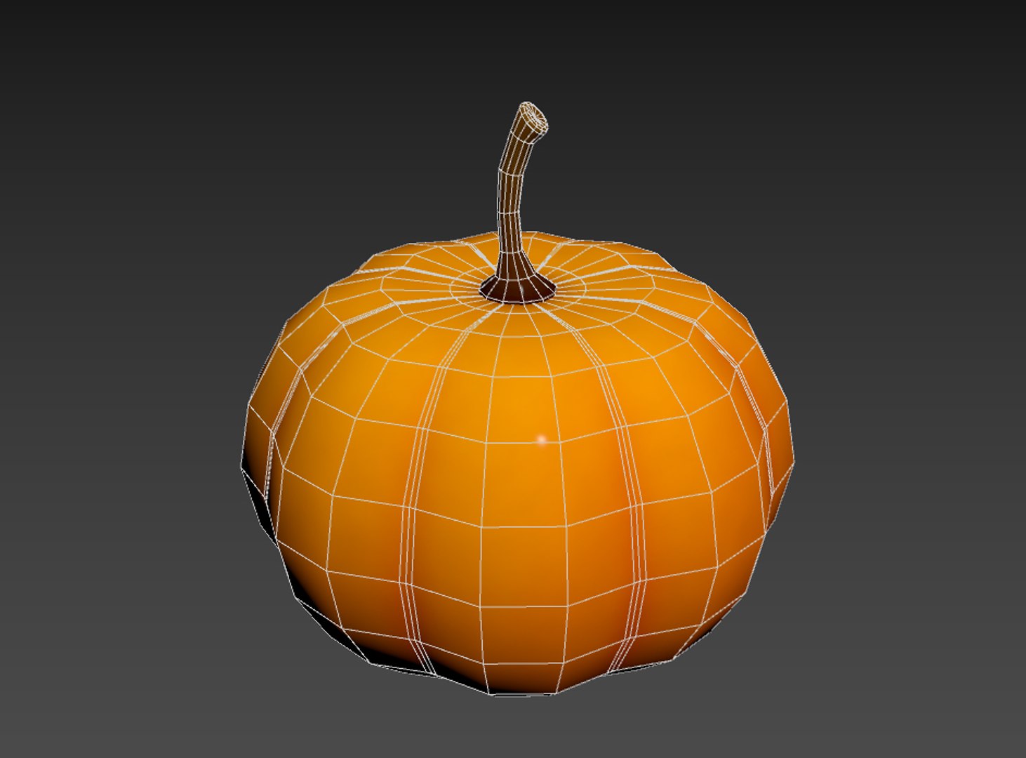 3D Model Pumpkin Cartoon - TurboSquid 1494519