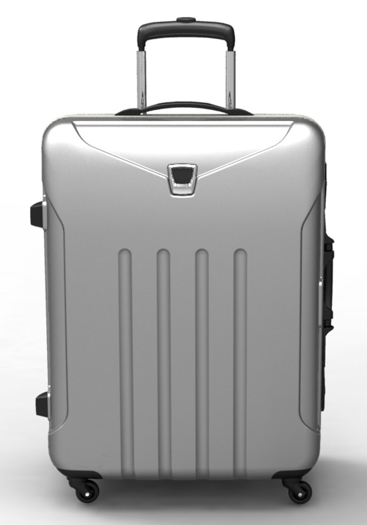Trolley Frame Suitcase 3d Model