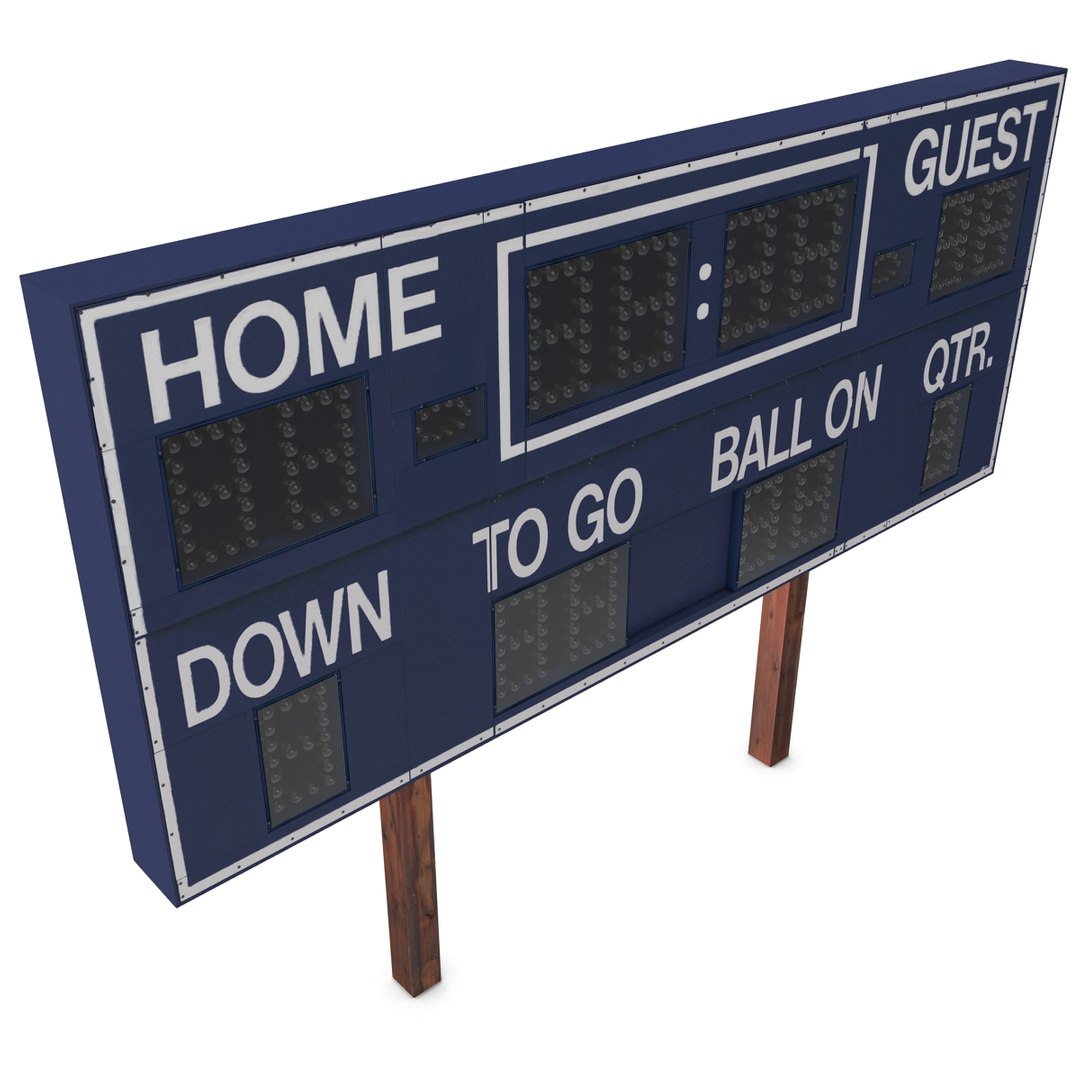 3d Football Scoreboard