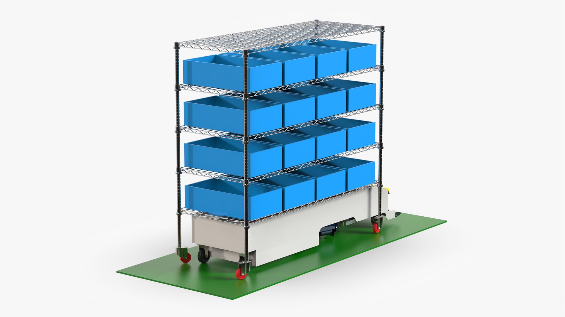 3D Latent AGV Batching Rack Model - TurboSquid 1998180