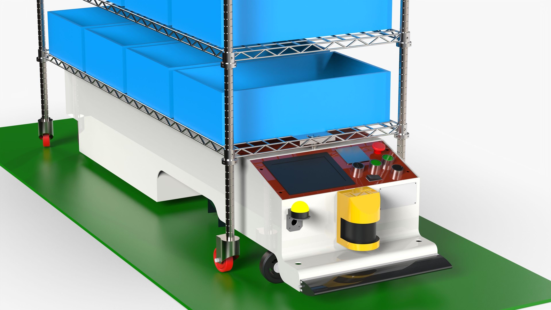 3D Latent AGV Batching Rack Model - TurboSquid 1998180