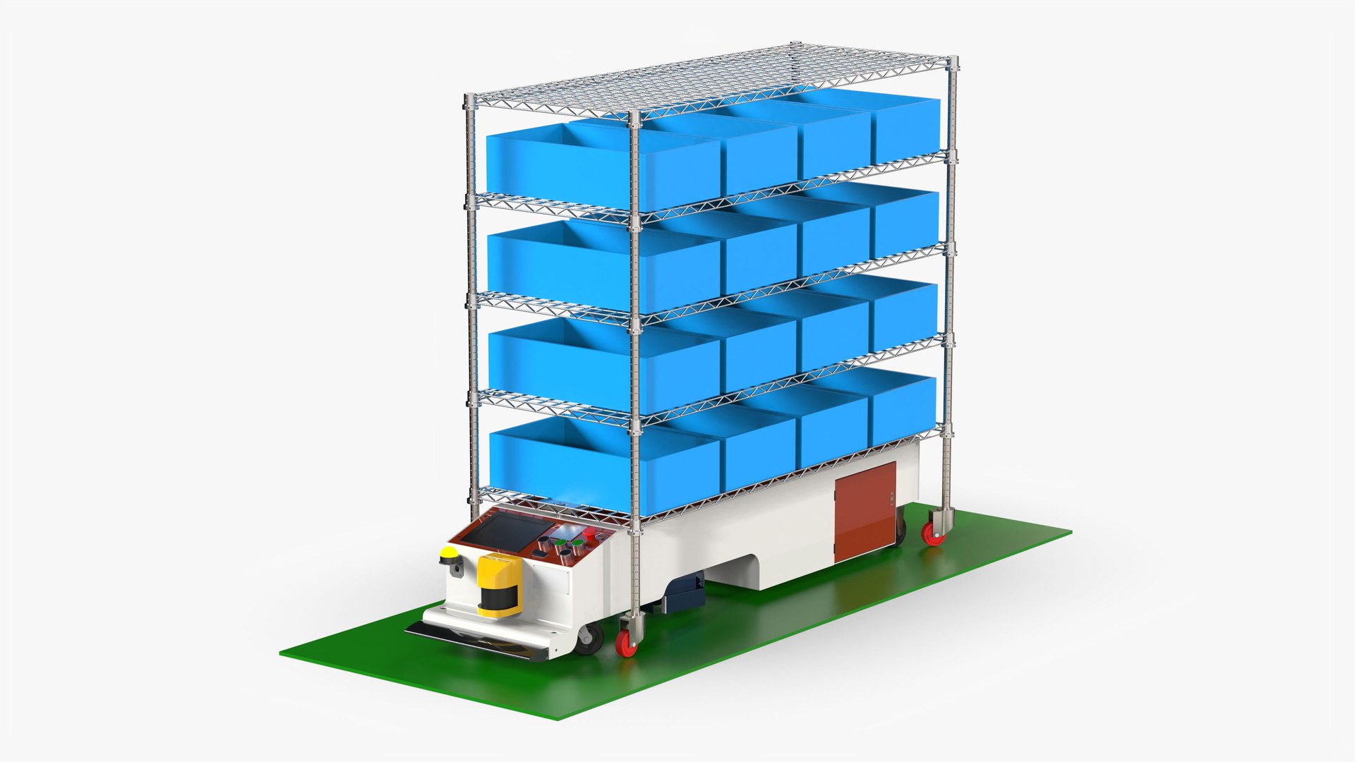 modelo 3d Latent AGV Batching Rack - TurboSquid 1998180