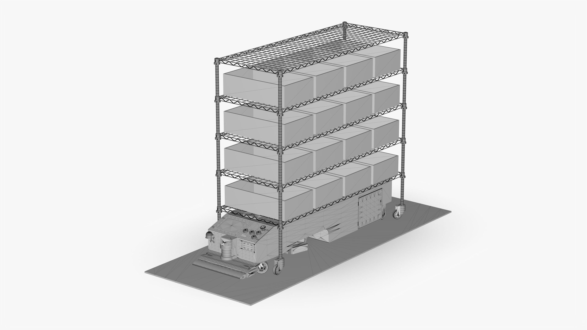 3D Latent AGV Batching Rack Model - TurboSquid 1998180