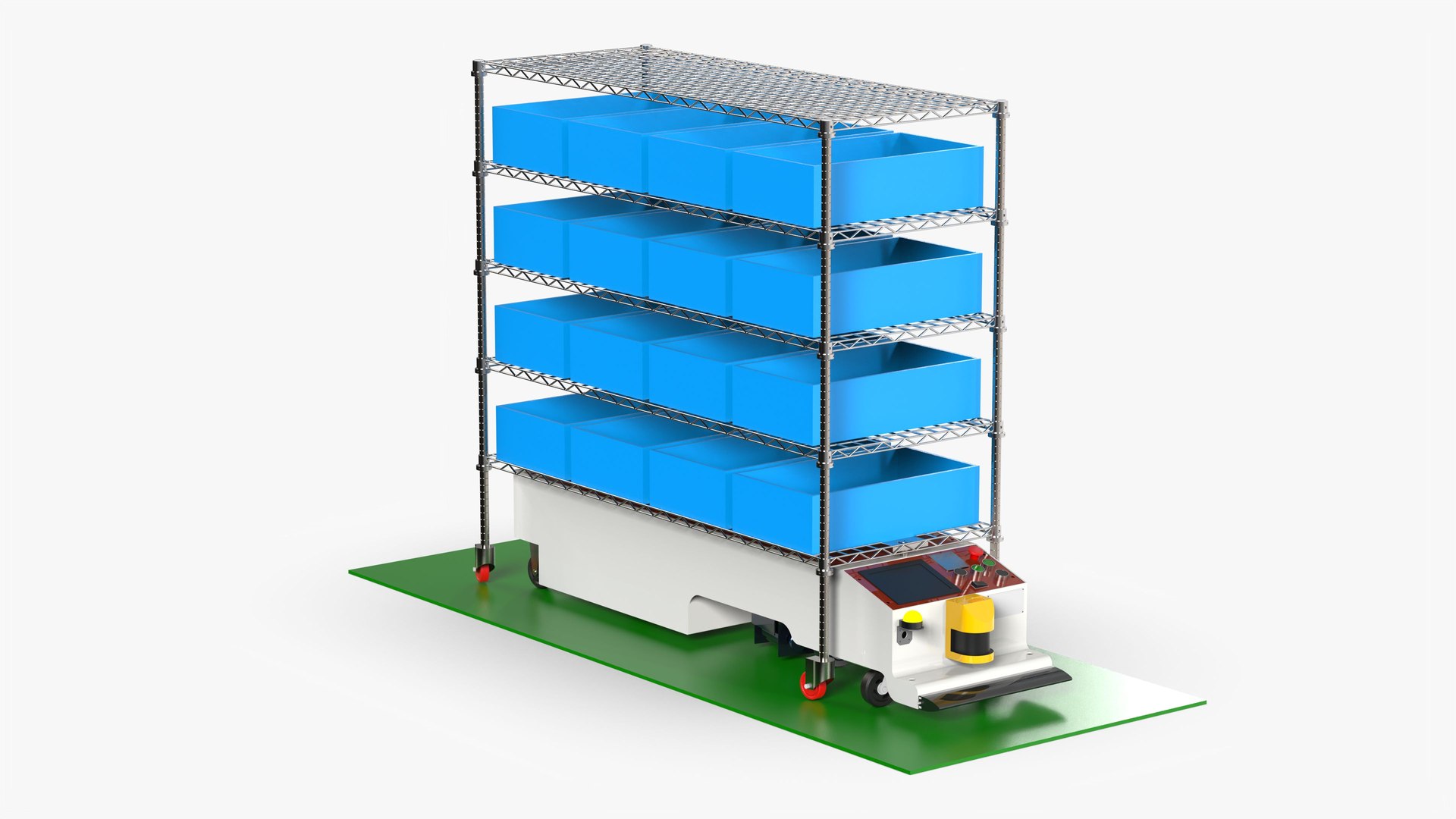3D Latent AGV Batching Rack Model - TurboSquid 1998180