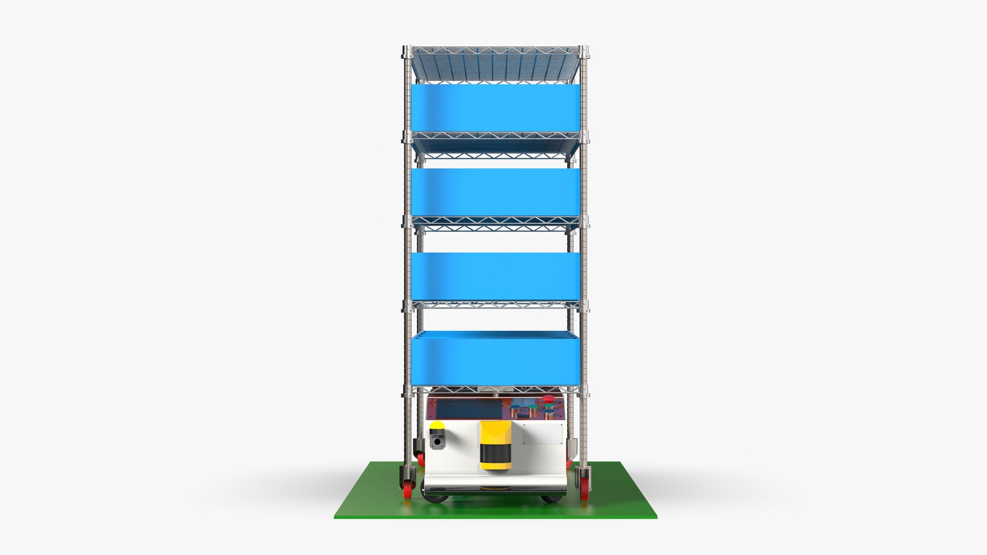 3D Latent AGV Batching Rack Model - TurboSquid 1998180