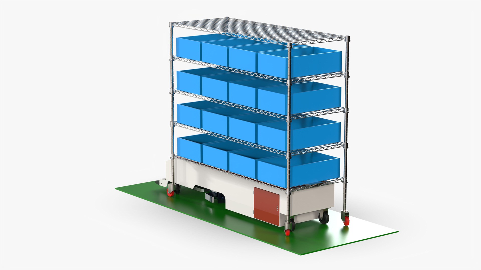 3D Latent AGV Batching Rack Model - TurboSquid 1998180