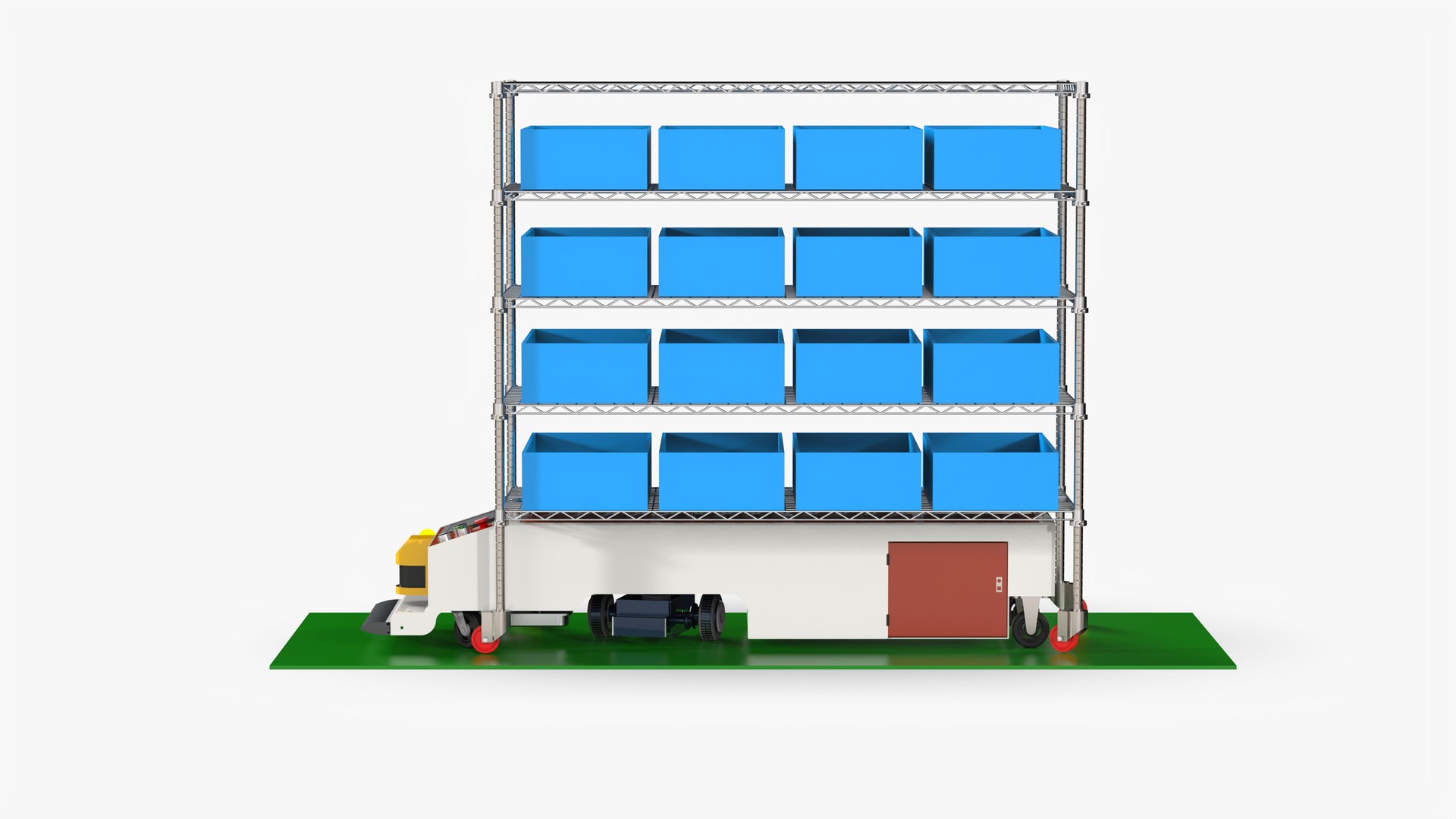 3D Latent AGV Batching Rack Model - TurboSquid 1998180