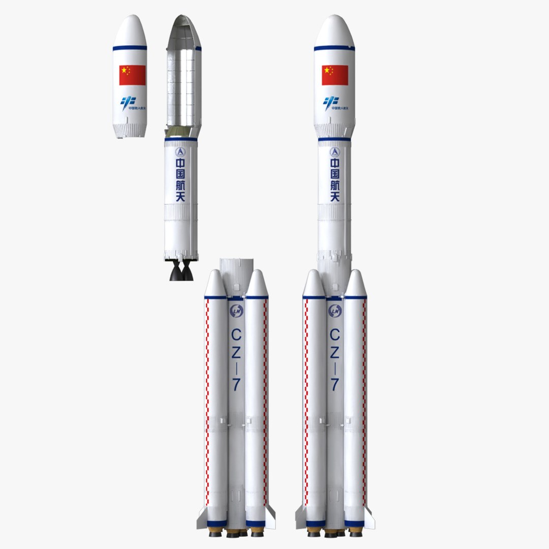 3D Model Long March 7 - TurboSquid 2222407