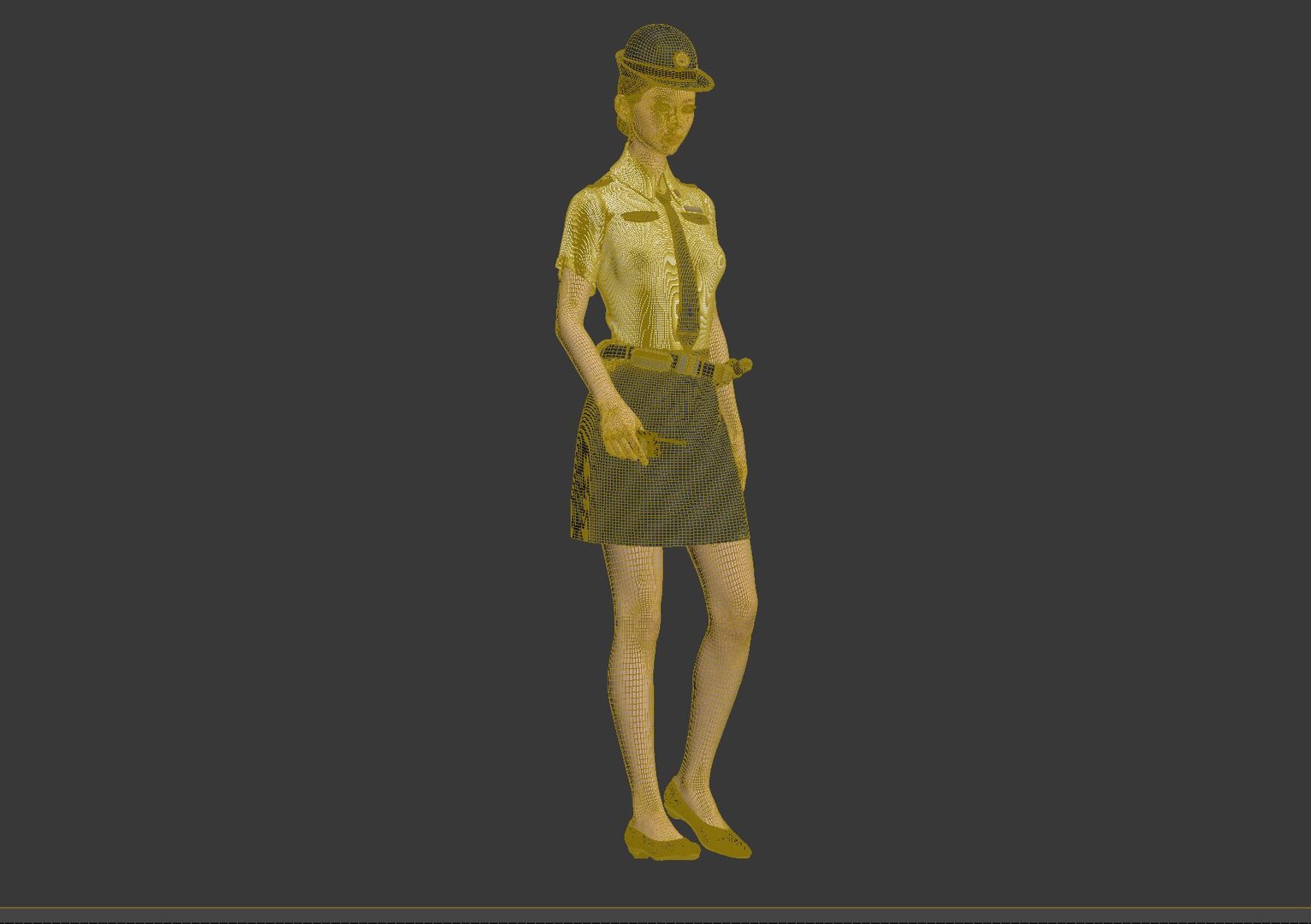Policewoman Officer 3D - TurboSquid 2210048