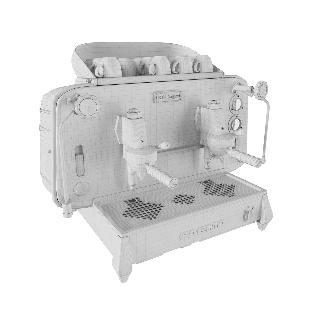 3D Faema Legend E61 Model - TurboSquid 1297817