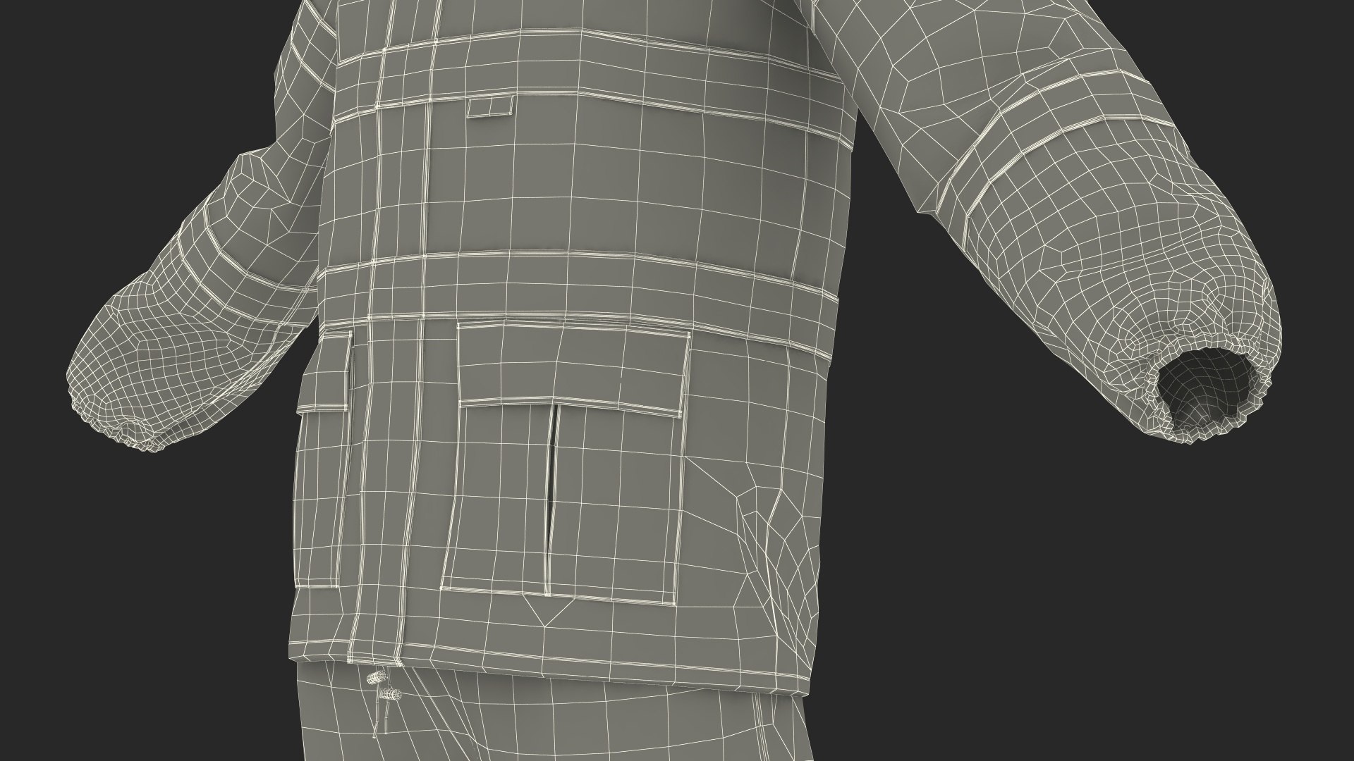 High Visibility Rain Suit 3D Model - TurboSquid 2135144