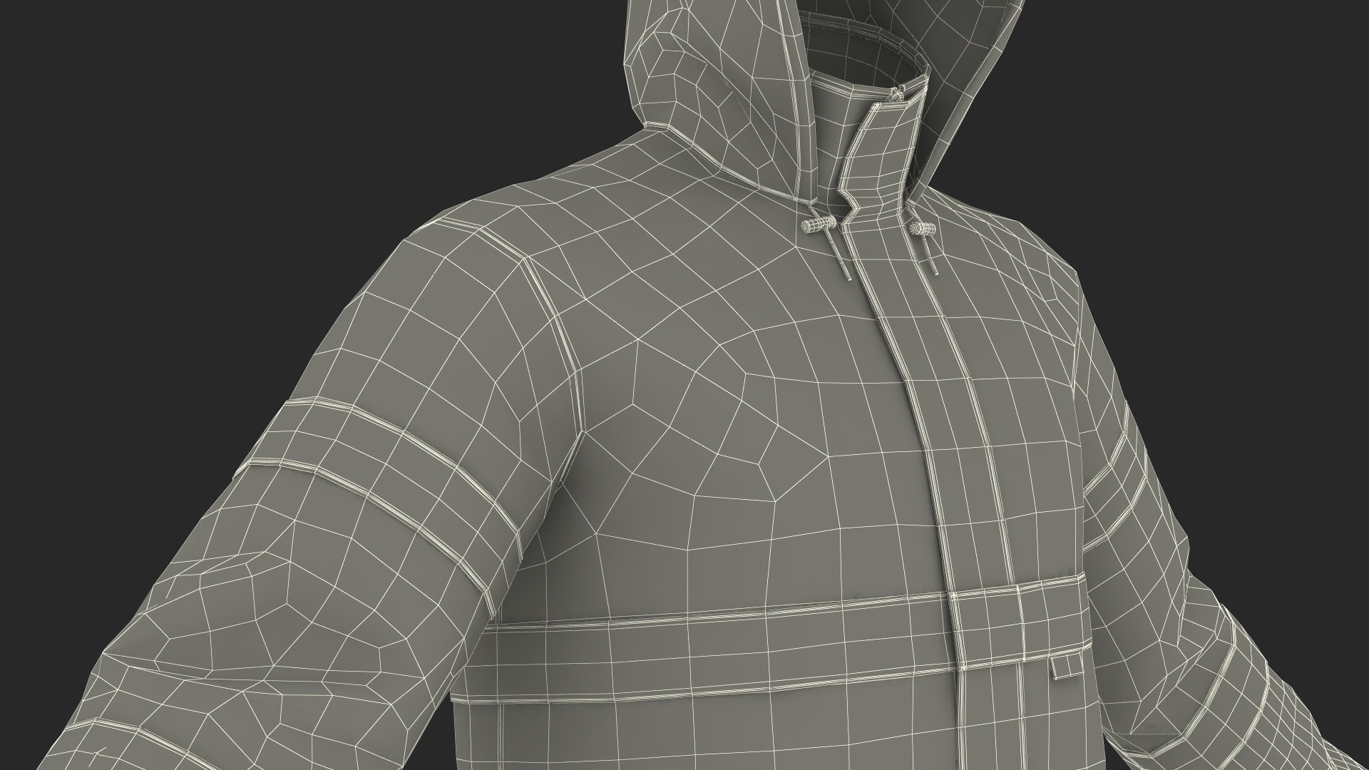 High Visibility Rain Suit 3D Model - TurboSquid 2135144