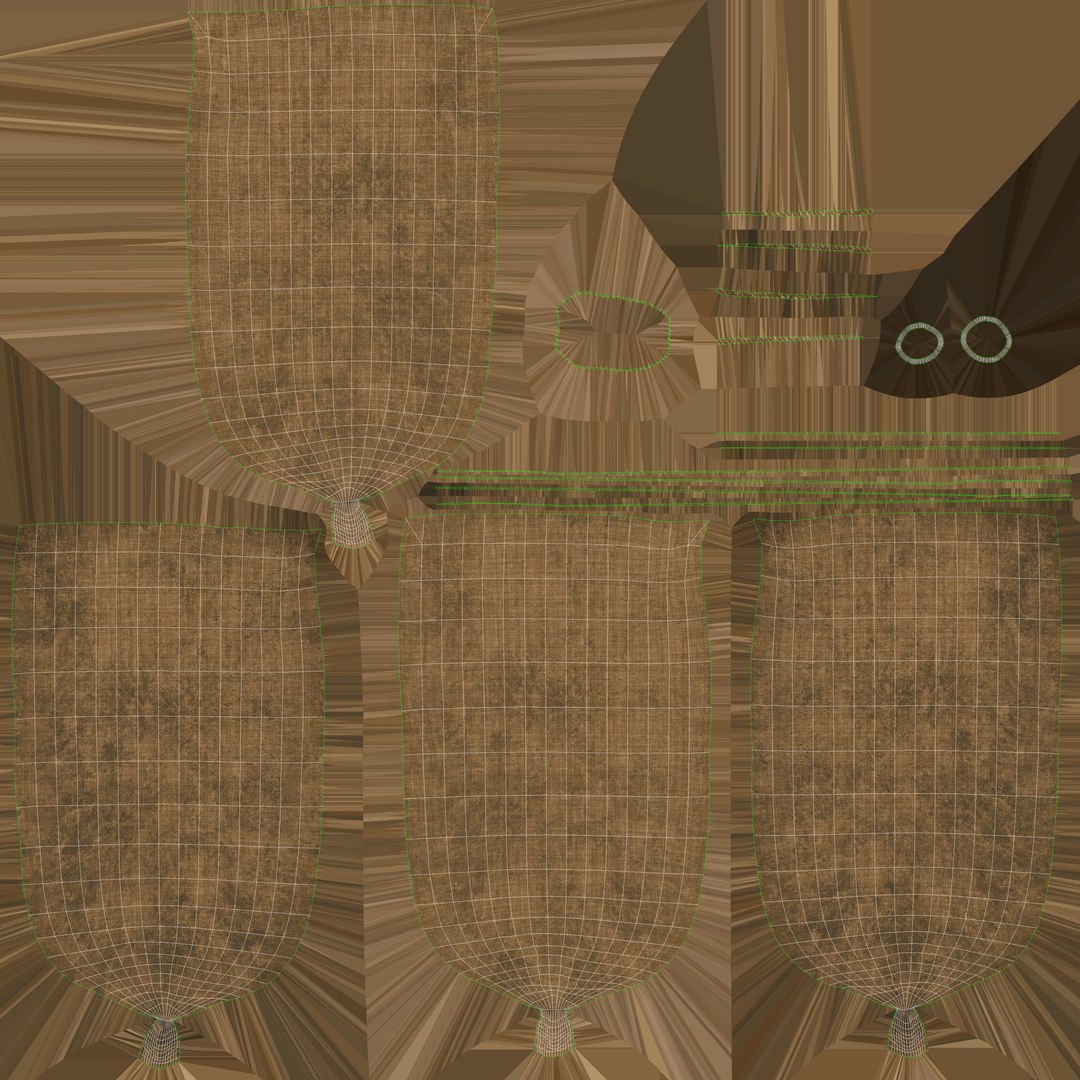 3D Sandbag V2 With Pbr 4K 8K Model - TurboSquid 1731509