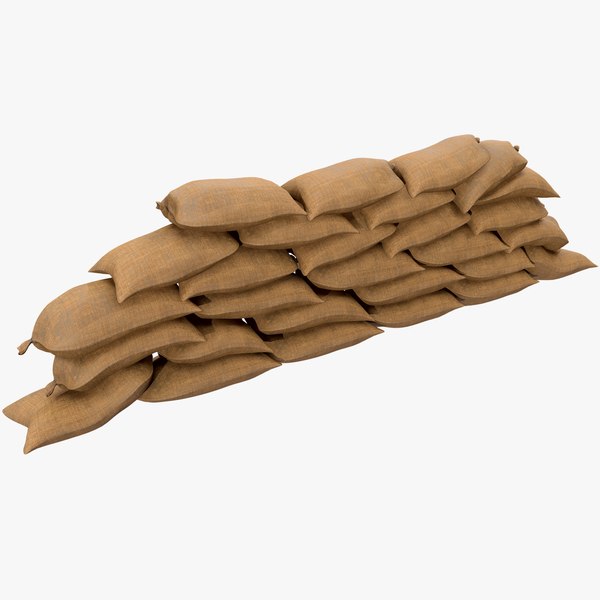 Sandbags Blender Models for Download | TurboSquid