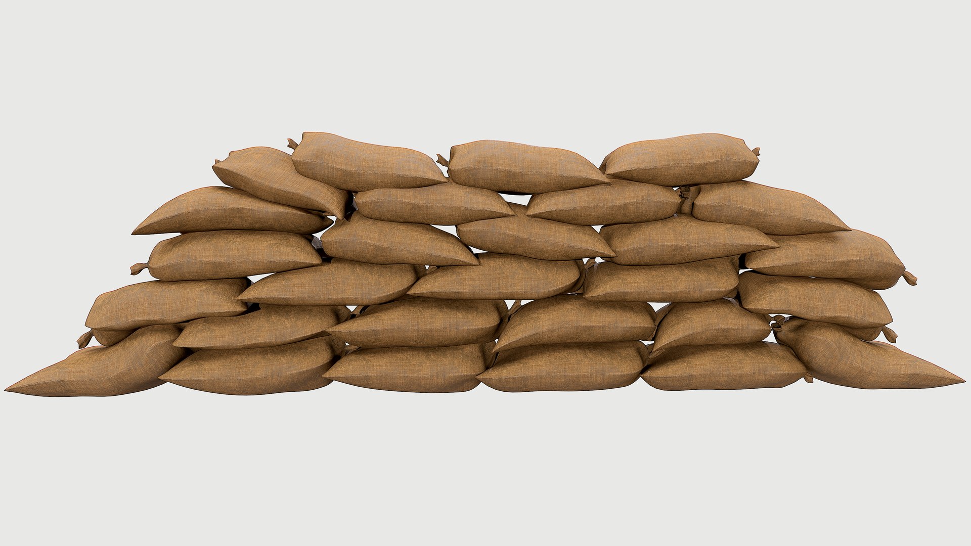 3D Sandbag V2 With Pbr 4K 8K Model - TurboSquid 1731509