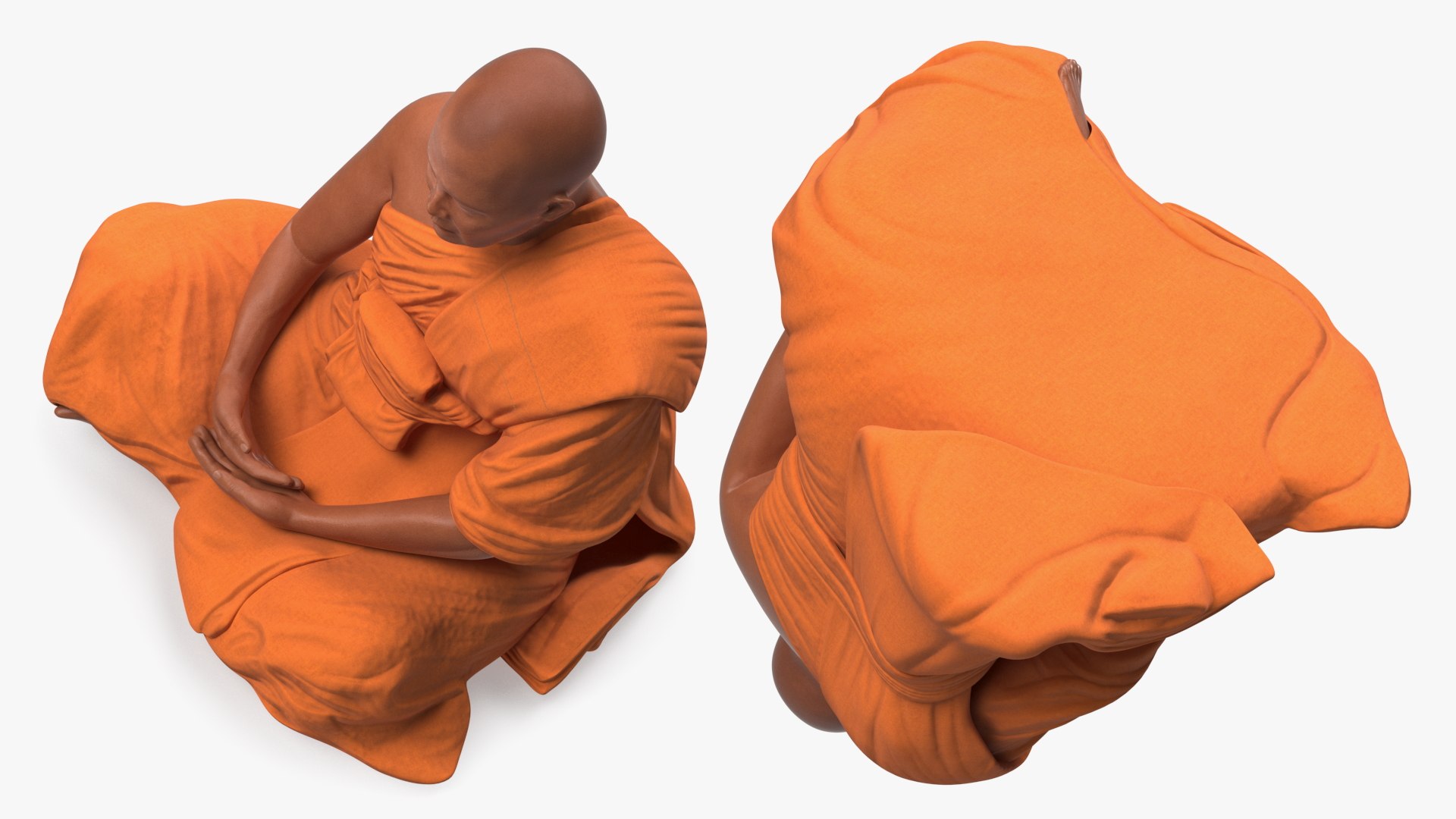 Buddhist Monk Meditation 3D model - TurboSquid 2000706