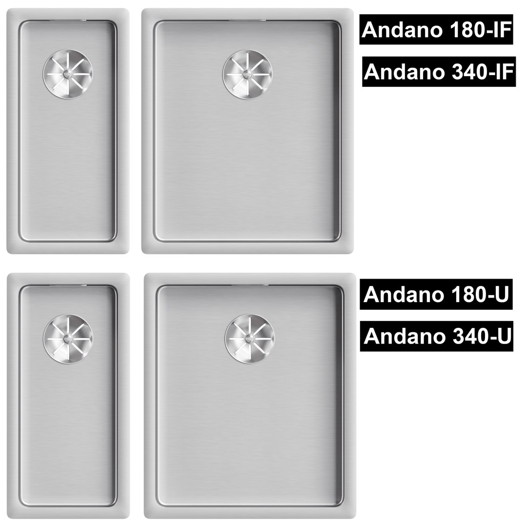 3D Blanco Andano 180-340 IF-U And Blanco Lanora - TurboSquid 2187250