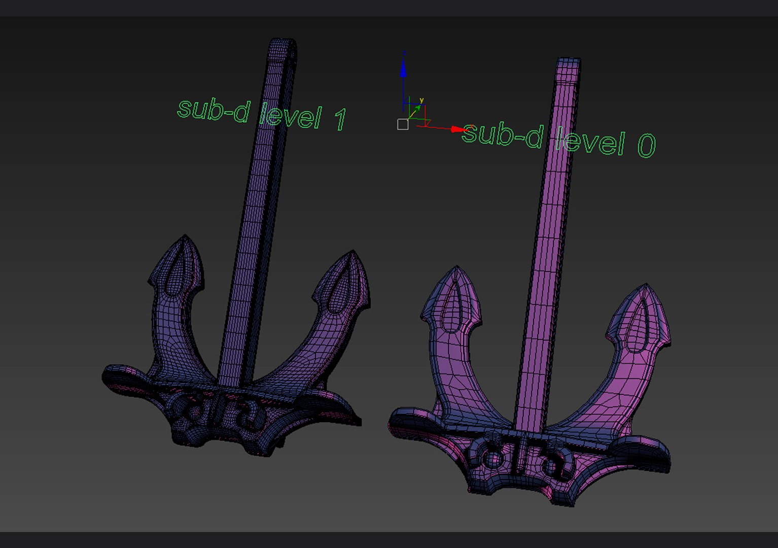 3D anchor modeled - TurboSquid 1318329