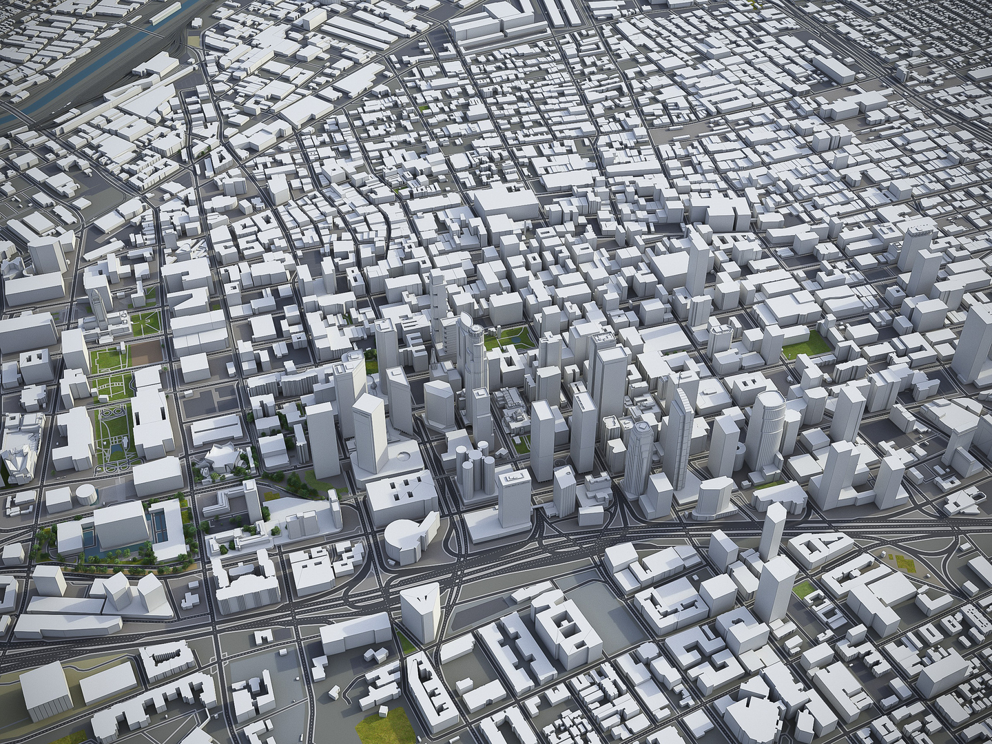 Los angeles - city 3D model - TurboSquid 1334485