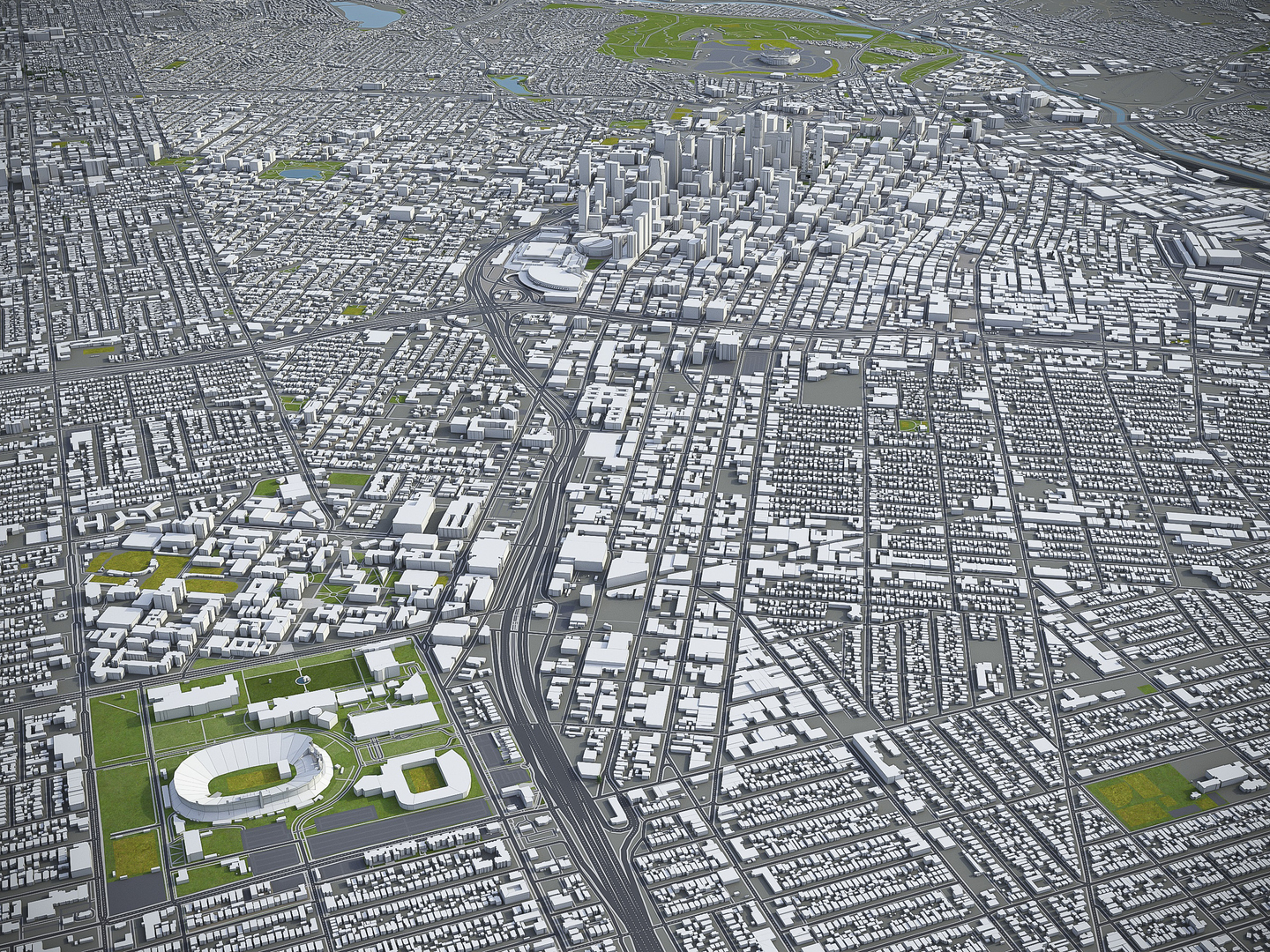 Los angeles - city 3D model - TurboSquid 1334485