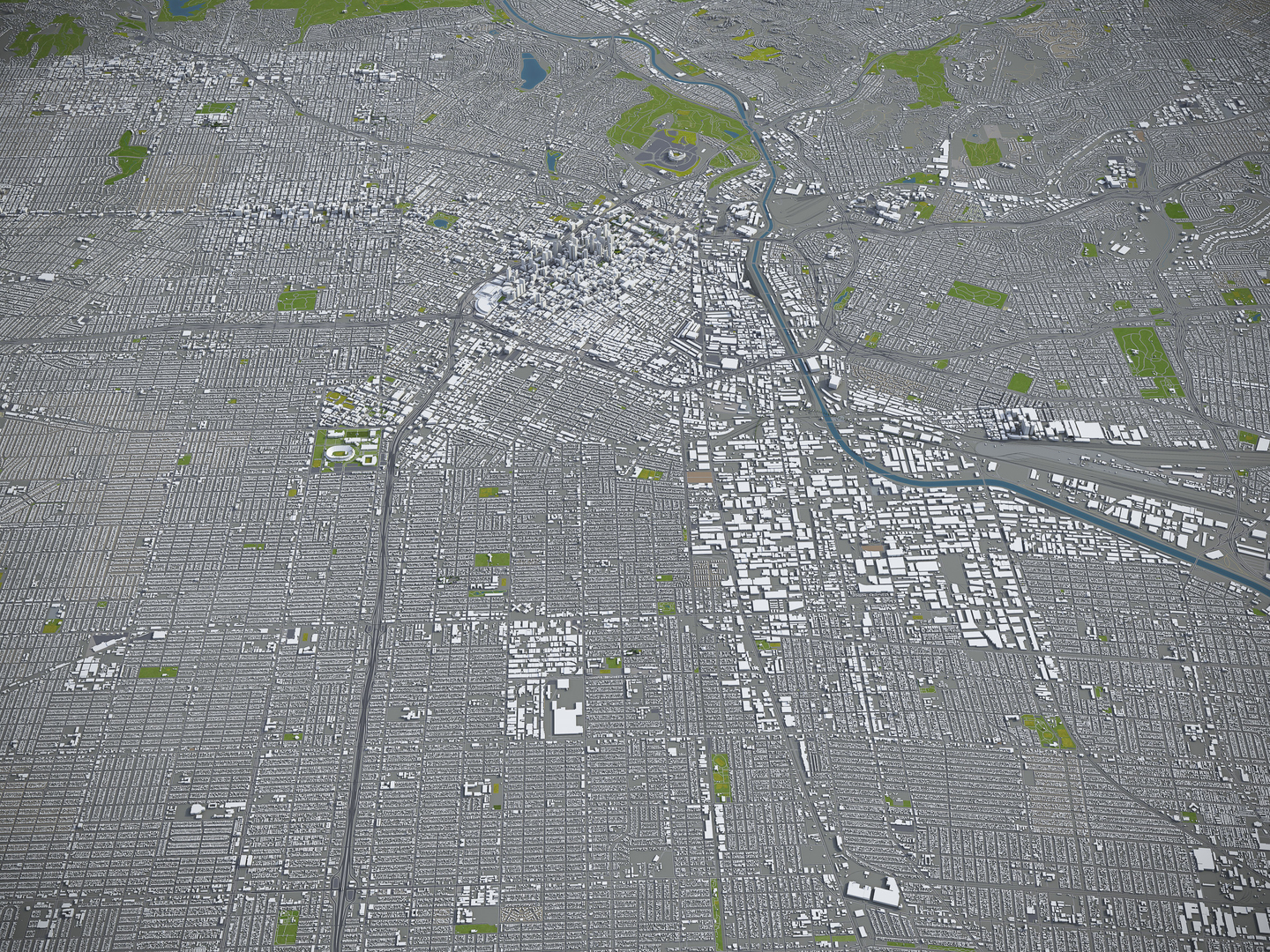 Los angeles - city 3D model - TurboSquid 1334485
