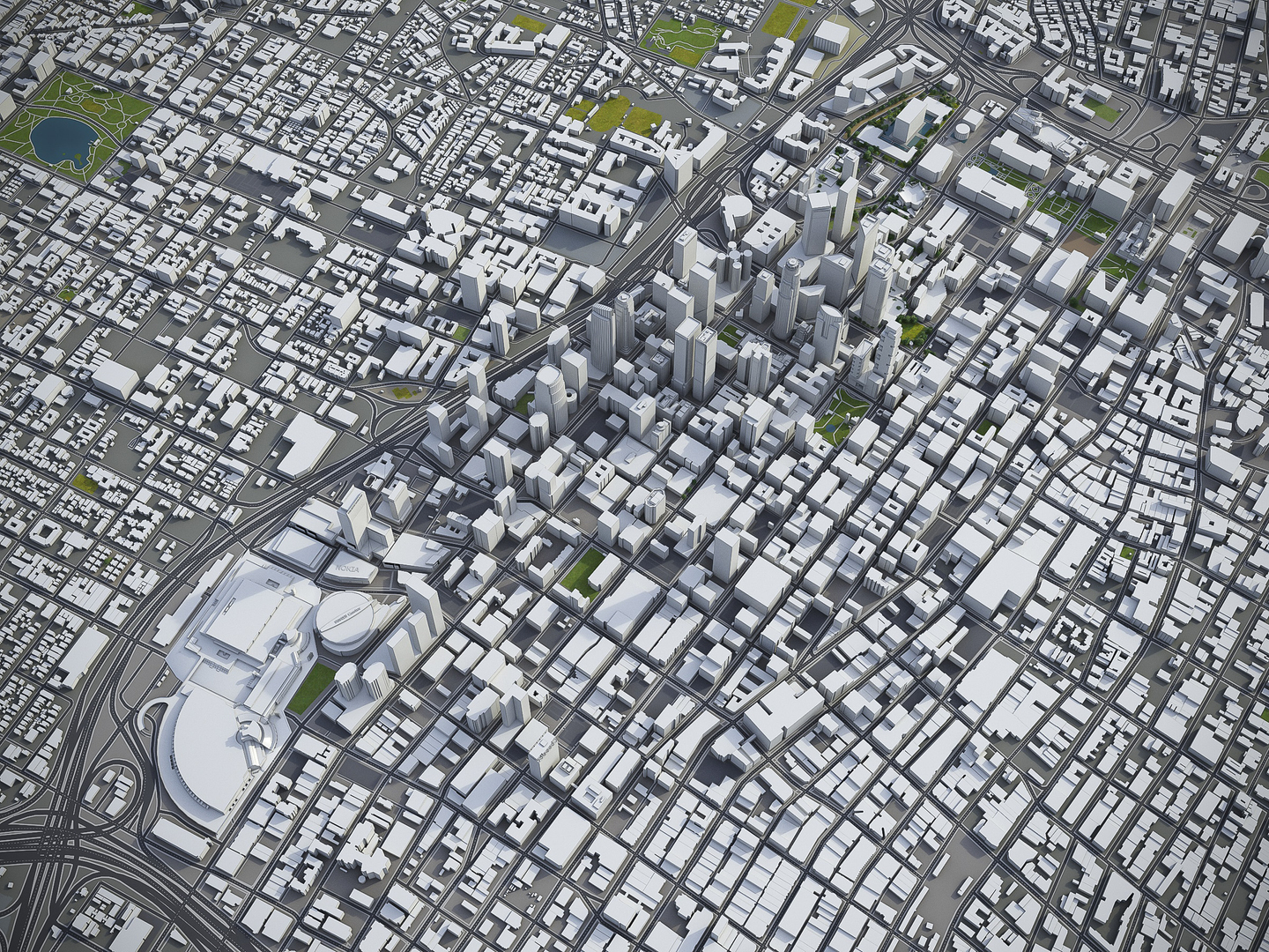Los angeles - city 3D model - TurboSquid 1334485