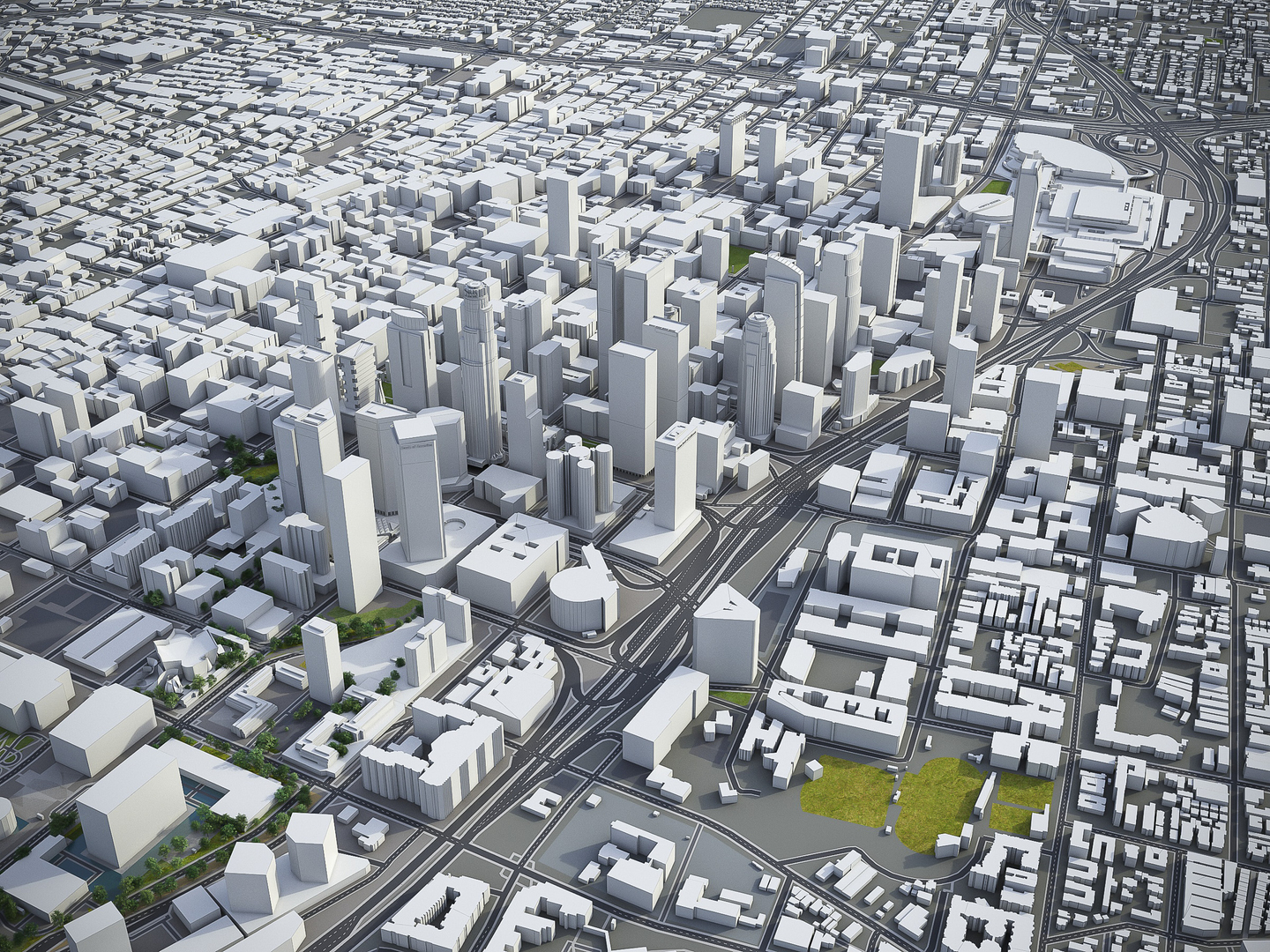 Los angeles - city 3D model - TurboSquid 1334485