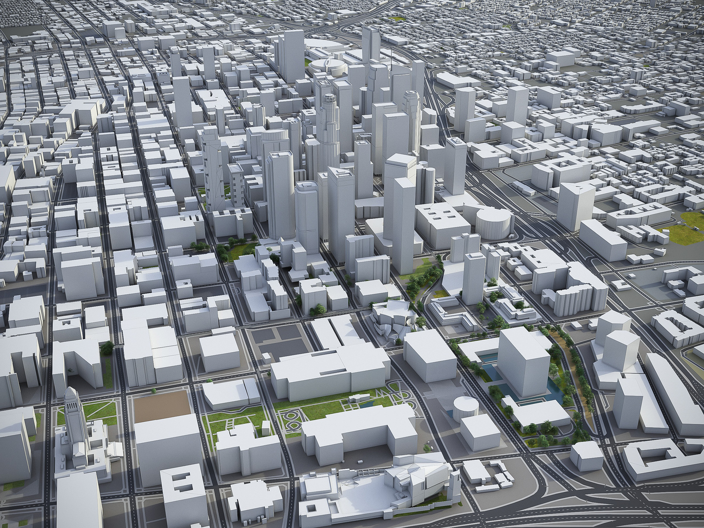 Los angeles - city 3D model - TurboSquid 1334485